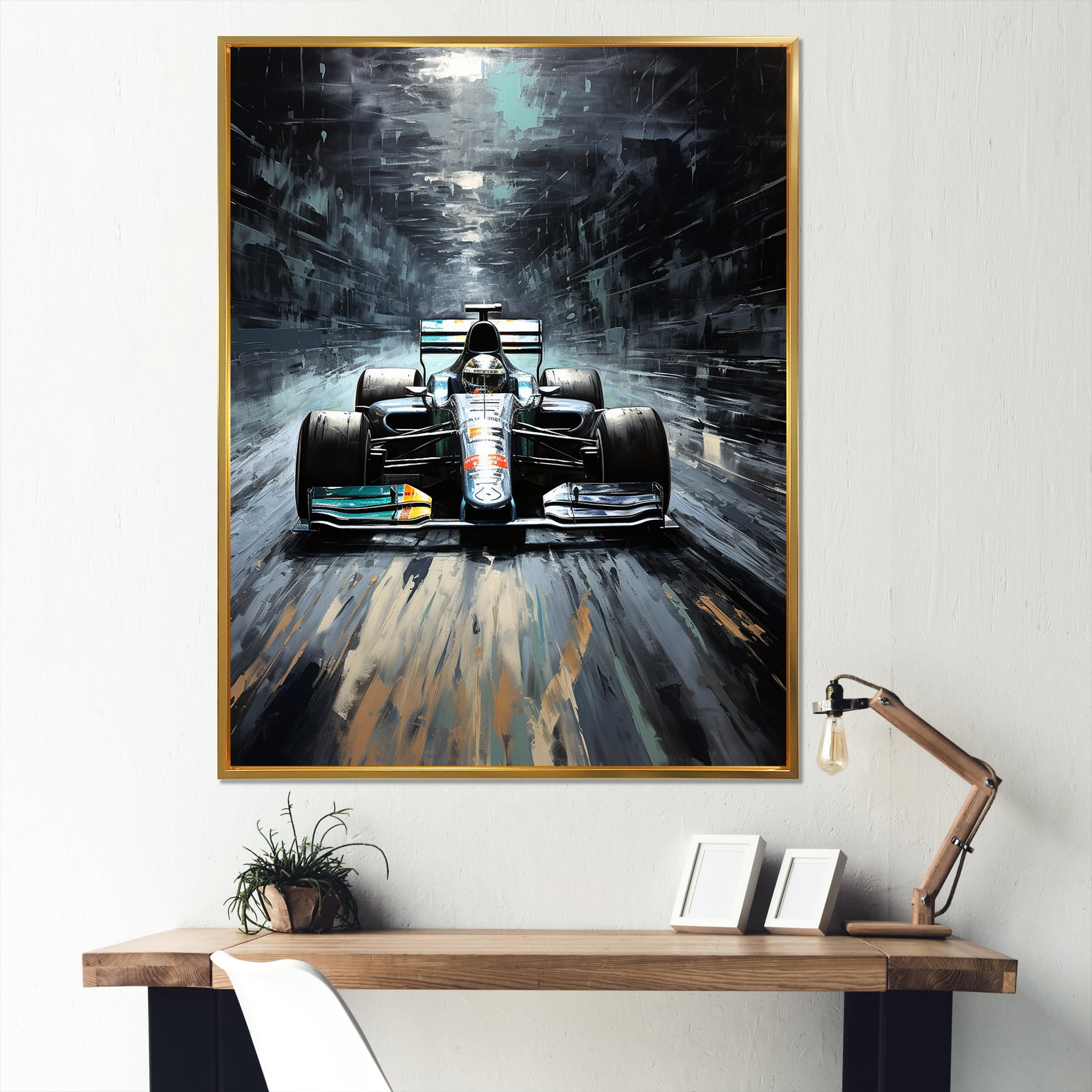 Designart "Midnight Race Car Track in Formula Racing II" Architecture ...