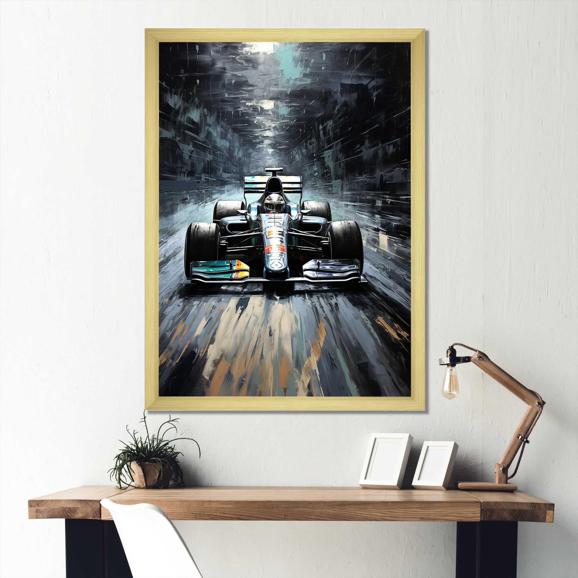 Designart "Midnight Race Car Track in Formula Racing II" Architecture ...