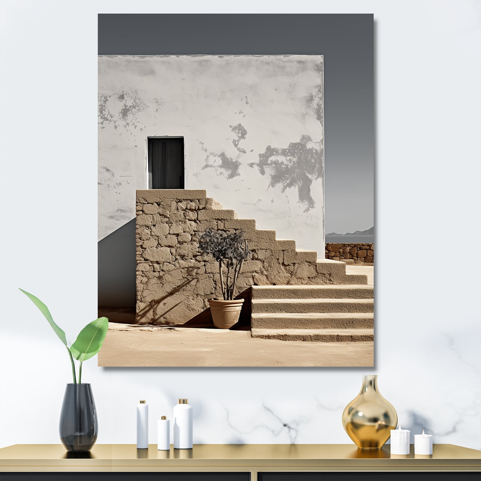 Designart "Minimalist Photography Of Monumental Scenery III" Monuments ...