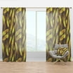 Designart 'Fractal Fire in Light Blue' Contemporary Blackout Curtain ...