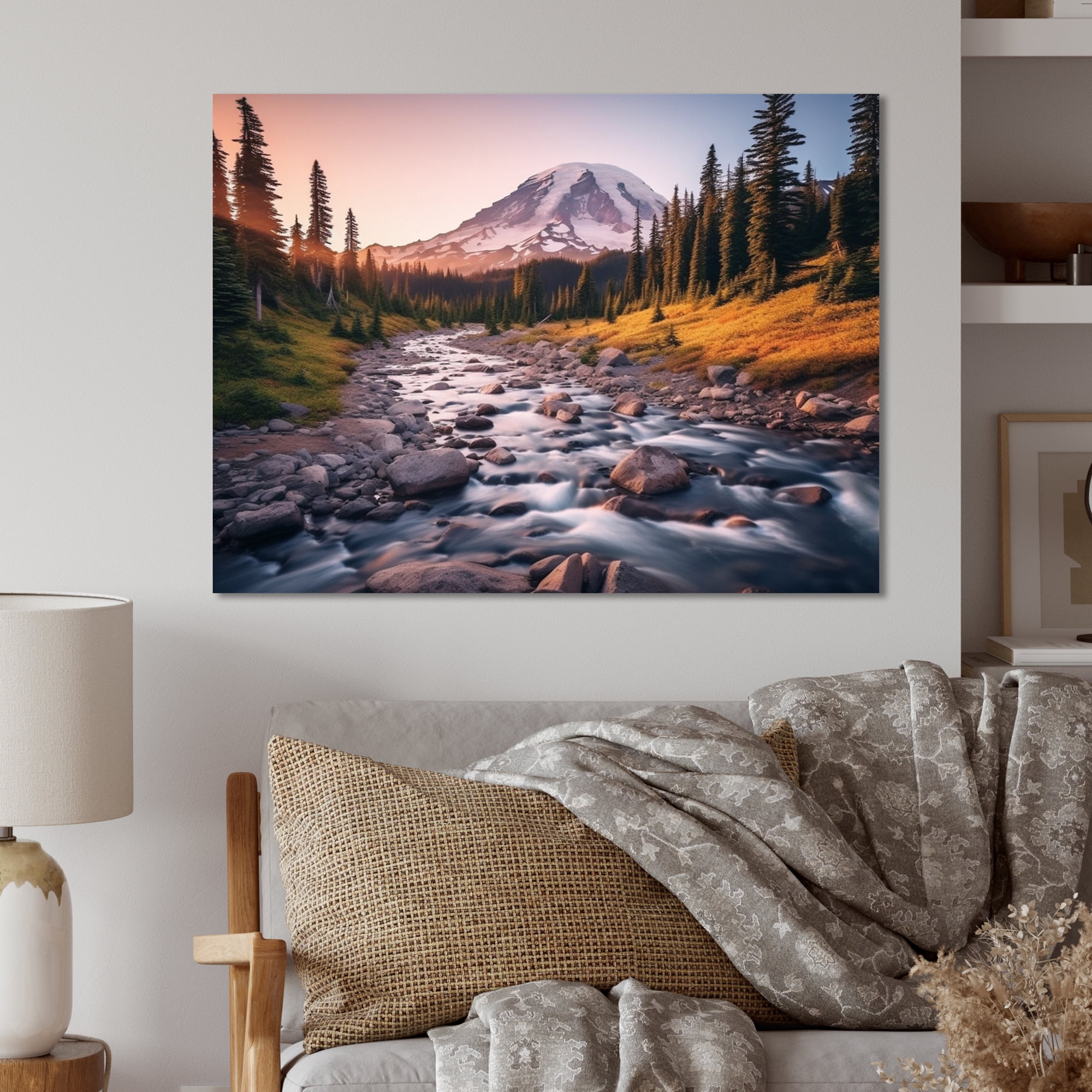 Designart "Mount Rainier National Park in Washington s Grandeur I ...