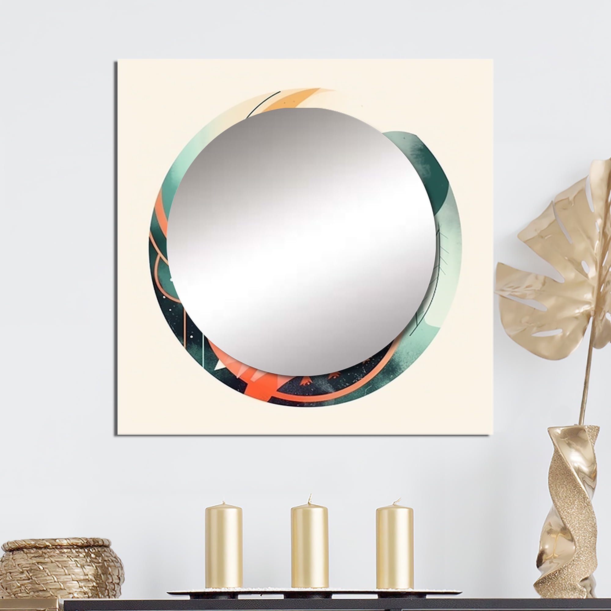 Designart "Nomadic Minimalist Landscape In Vintage Tones II" Modern ...