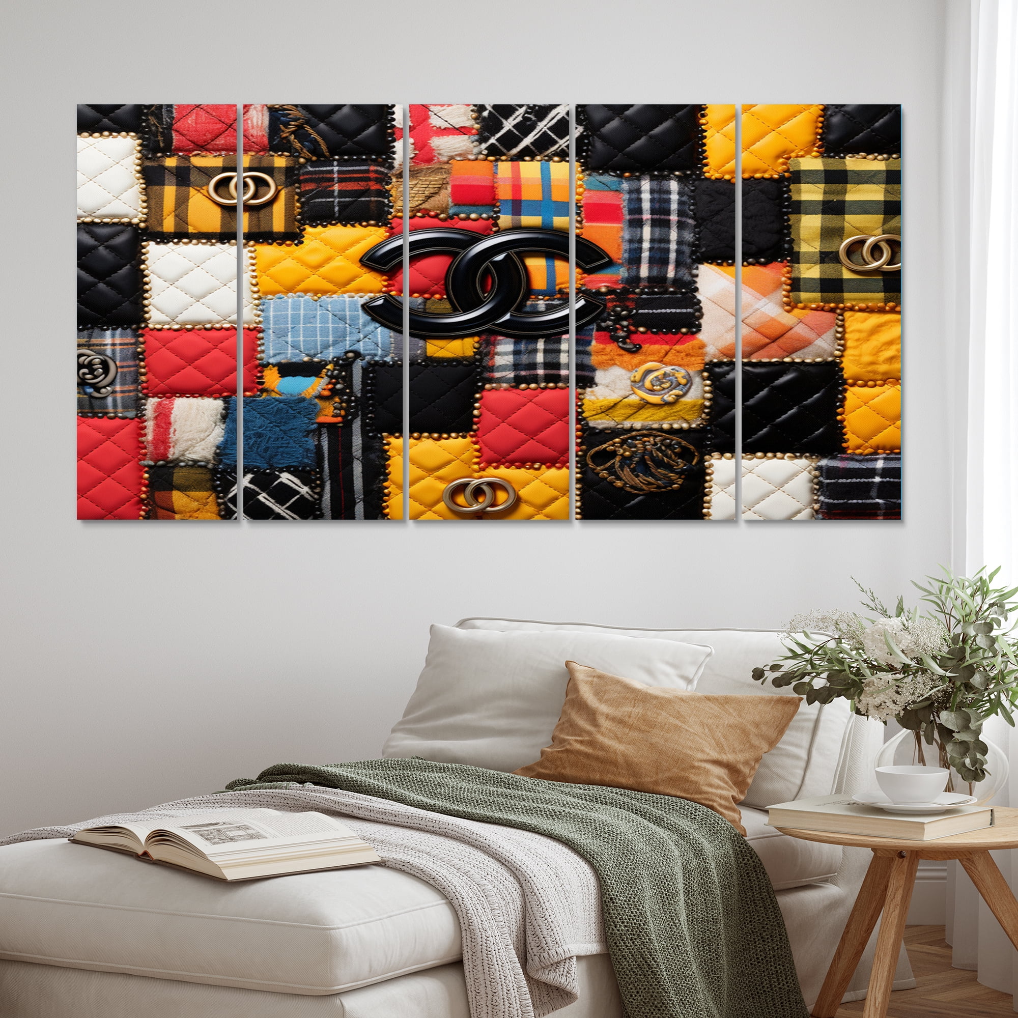 Designart "Pop Art Collection of Designer Bags II" Fashion Wall Art ...