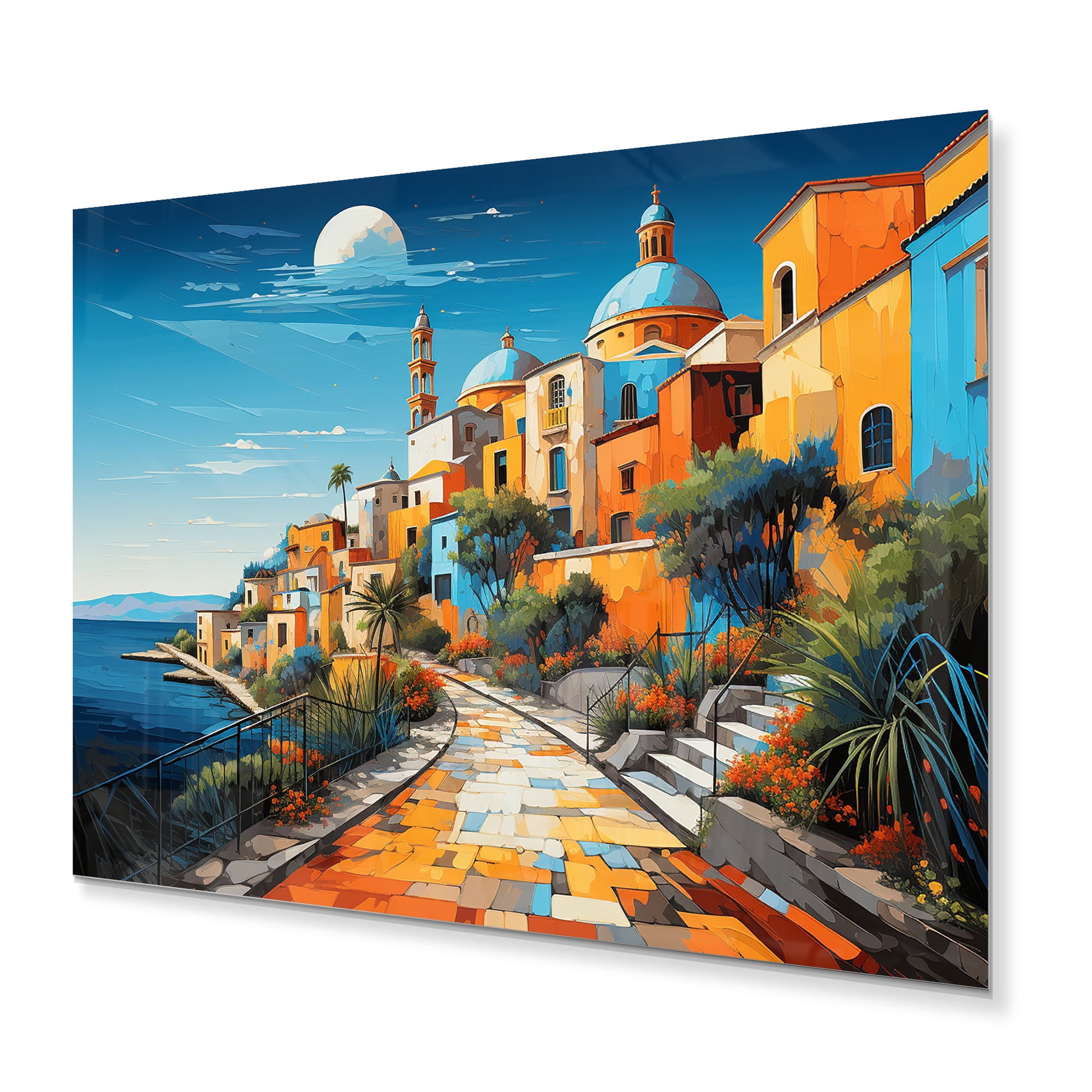 Designart "Pop Art Rome II" Rome Metal Art Living Room - Walmart.com