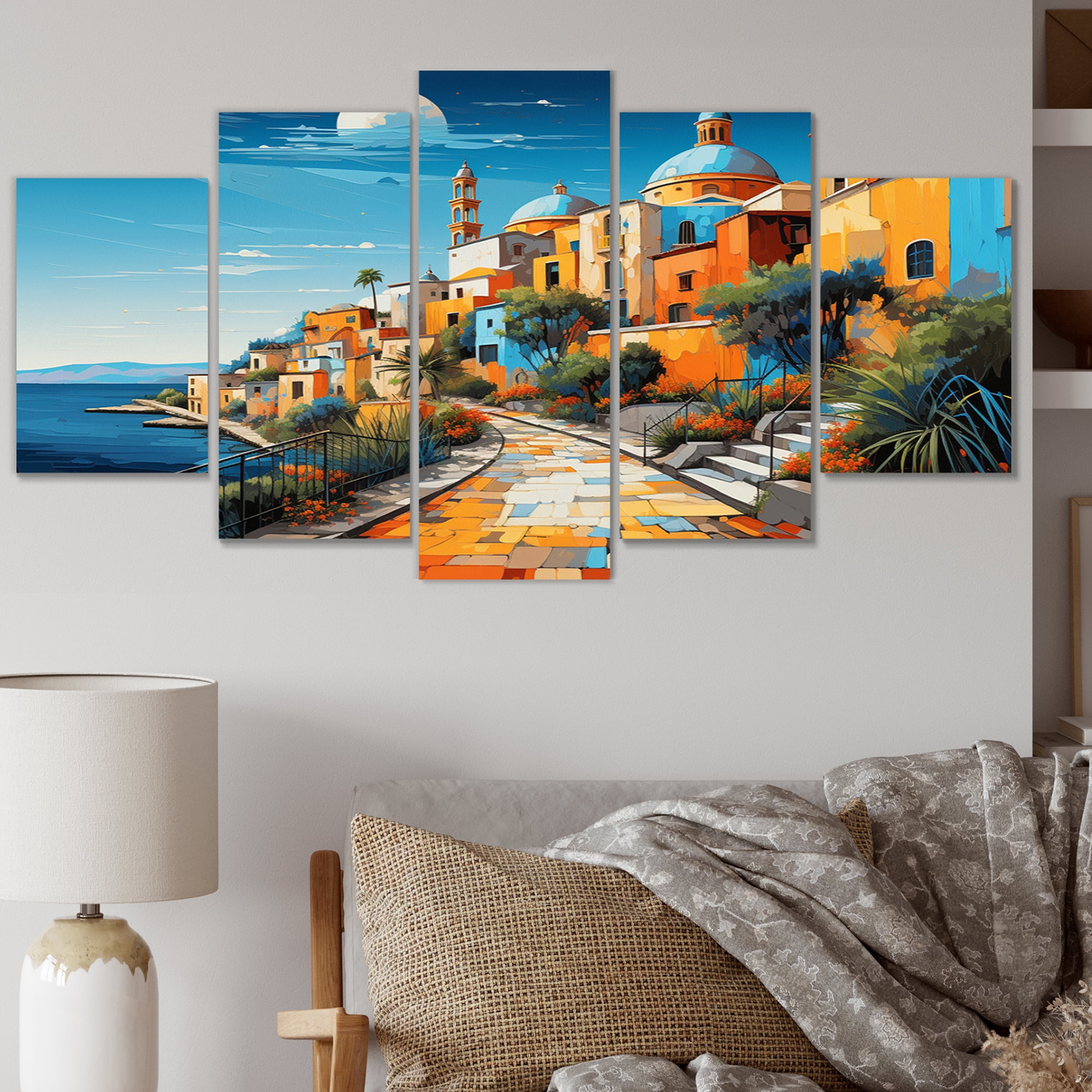 Designart "Pop Art Rome II" Rome Metal Wall Decor Set - Walmart.com