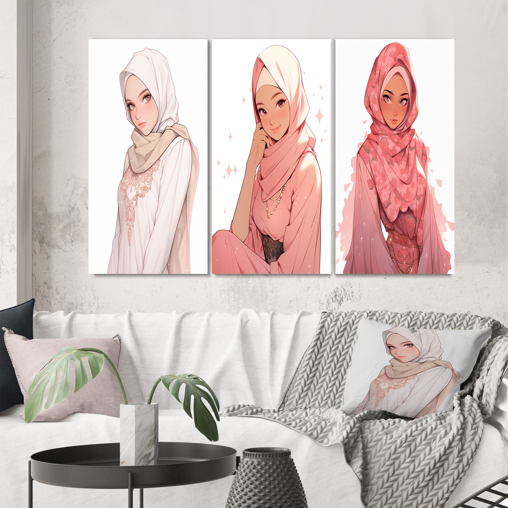 Designart "Portrait of a Lovely Muslim Princess Graceful Beauty IV ...