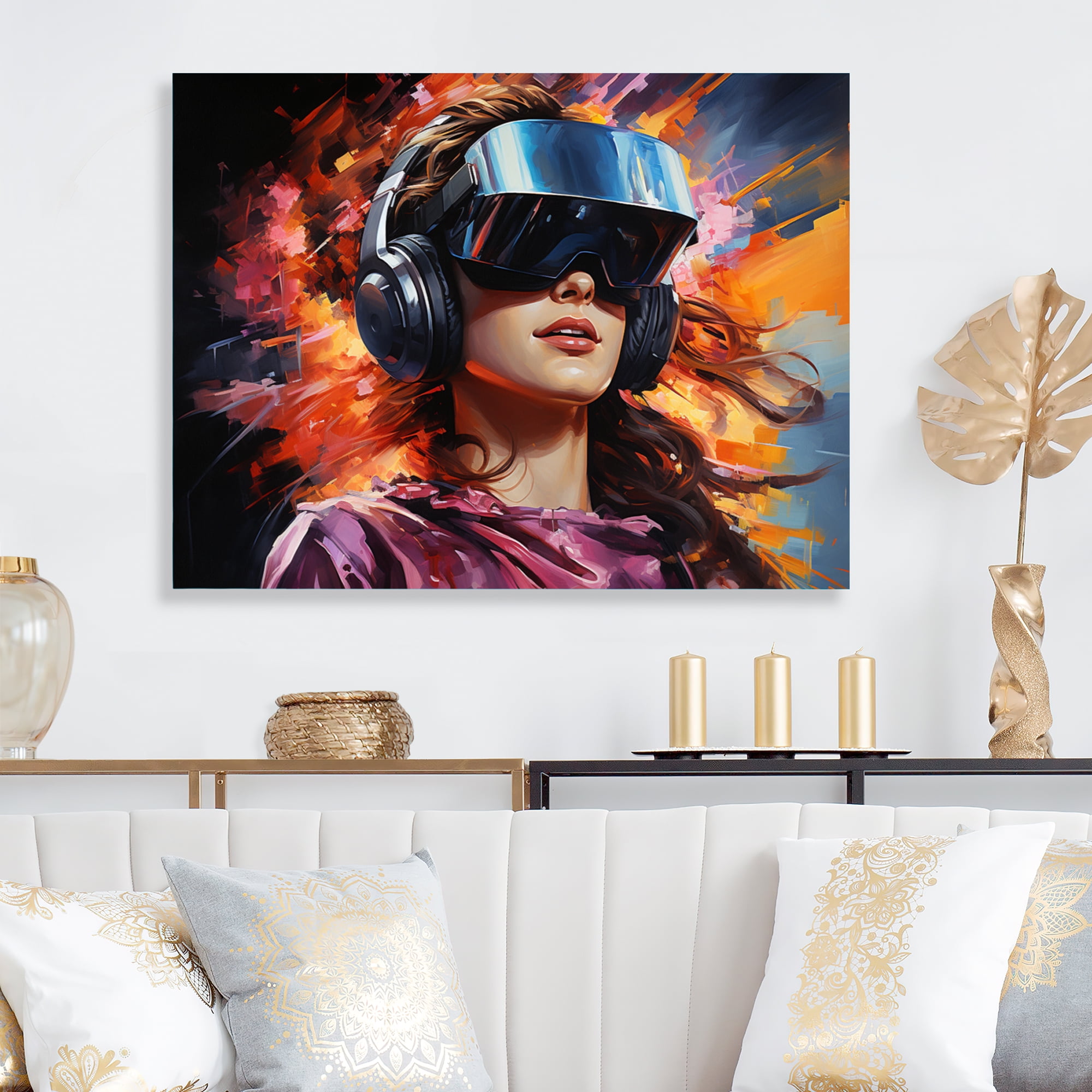 Designart "Portrait of a Virtual Adventure in a Video Game II" Video ...