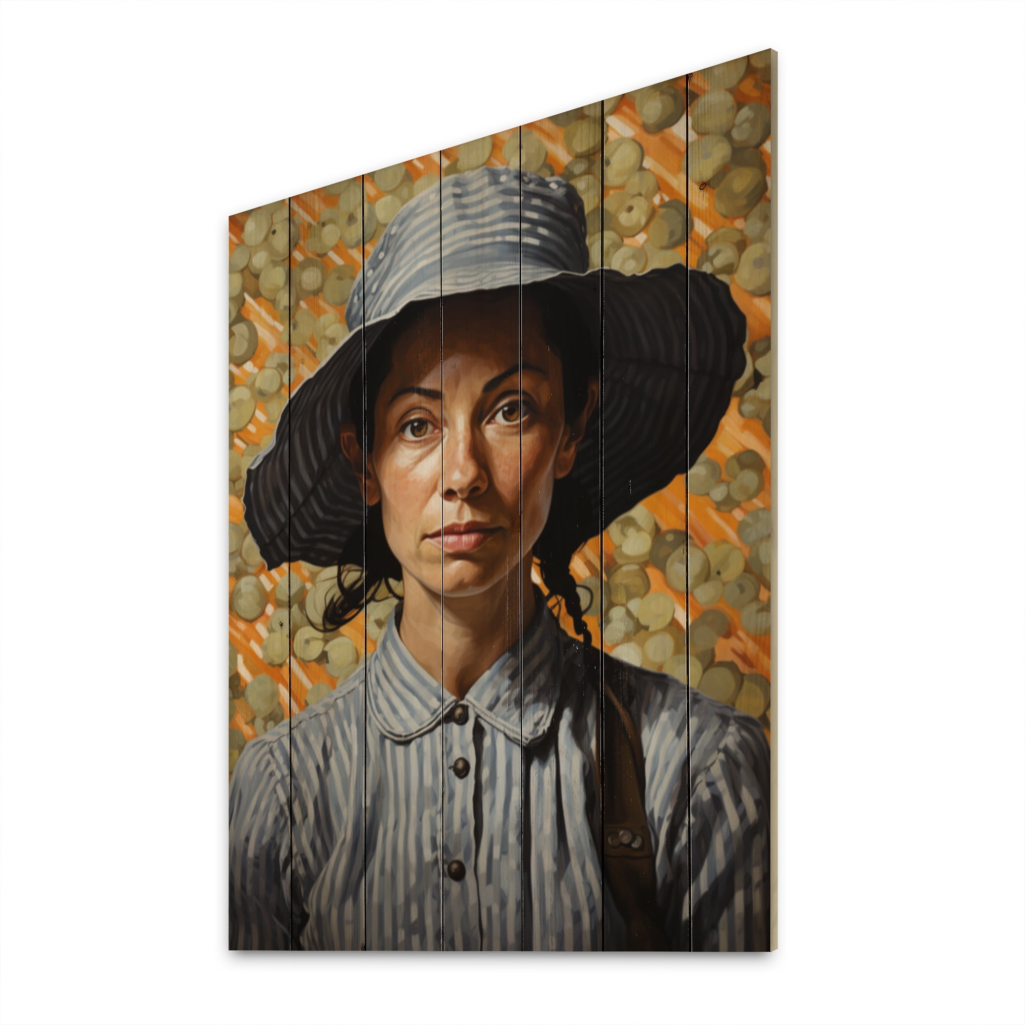 Designart "Portraits Ii Farmhouse Farmer wall art II" Portrait Print on ...