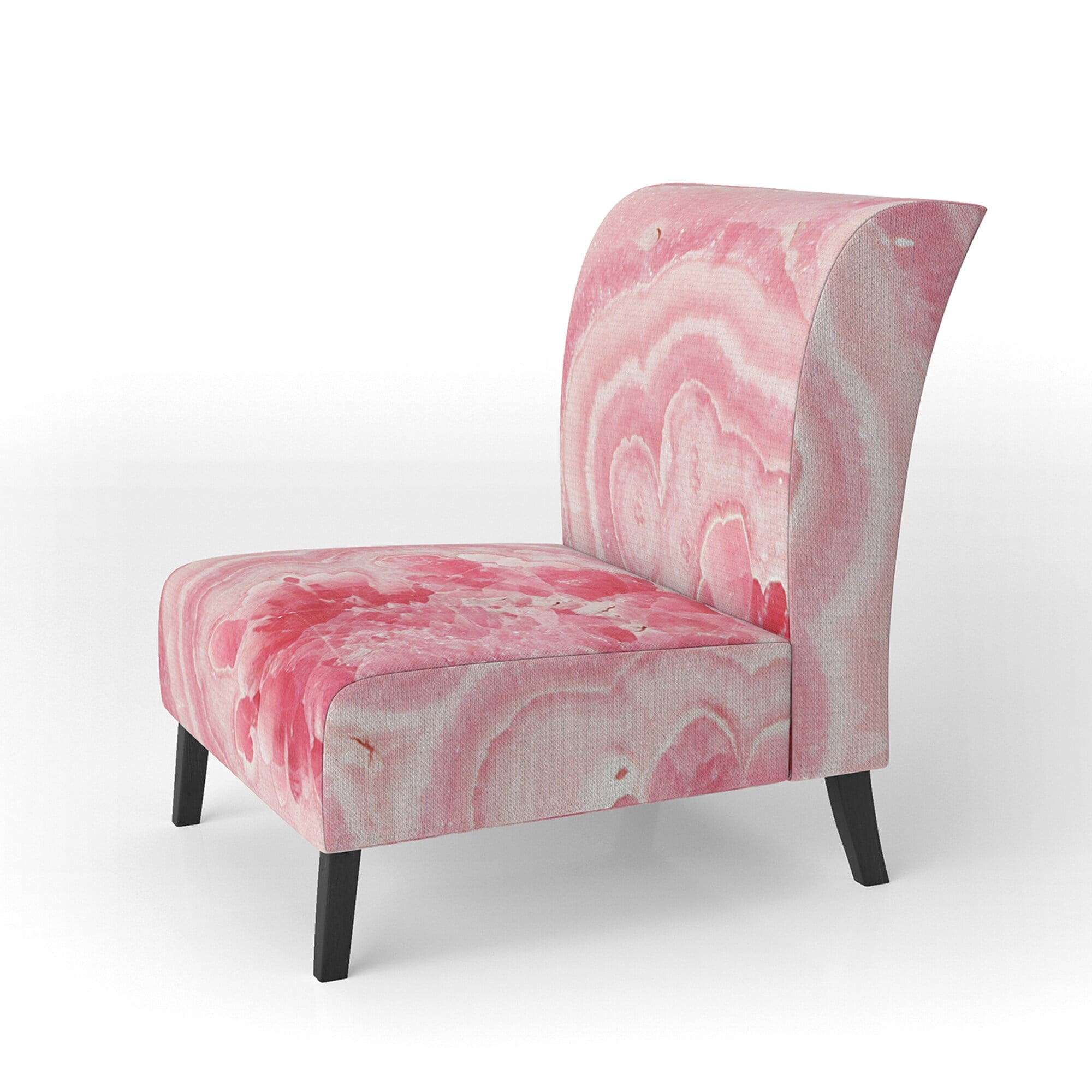 Designart "Quartz Texture" Upholstered Traditional Accent Chair - Arm ...