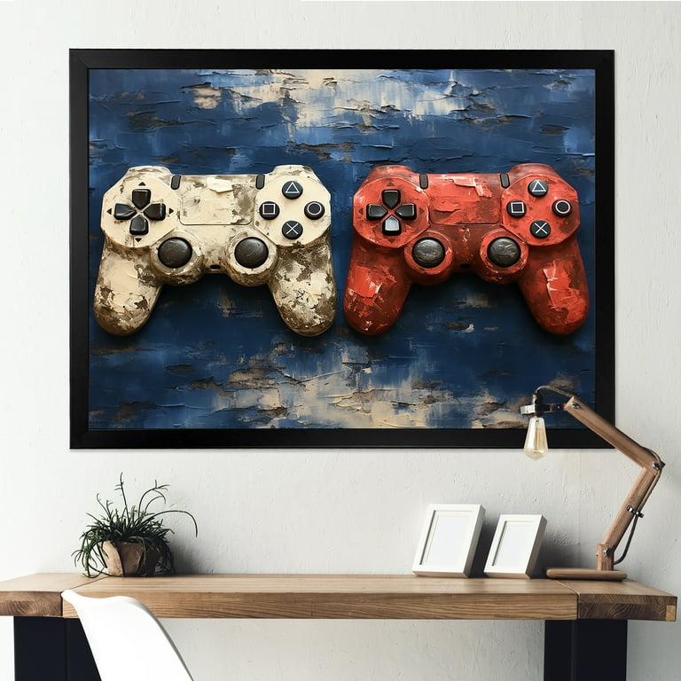 Xbox One Video Game Controller Painting Video Game Art How To Design A