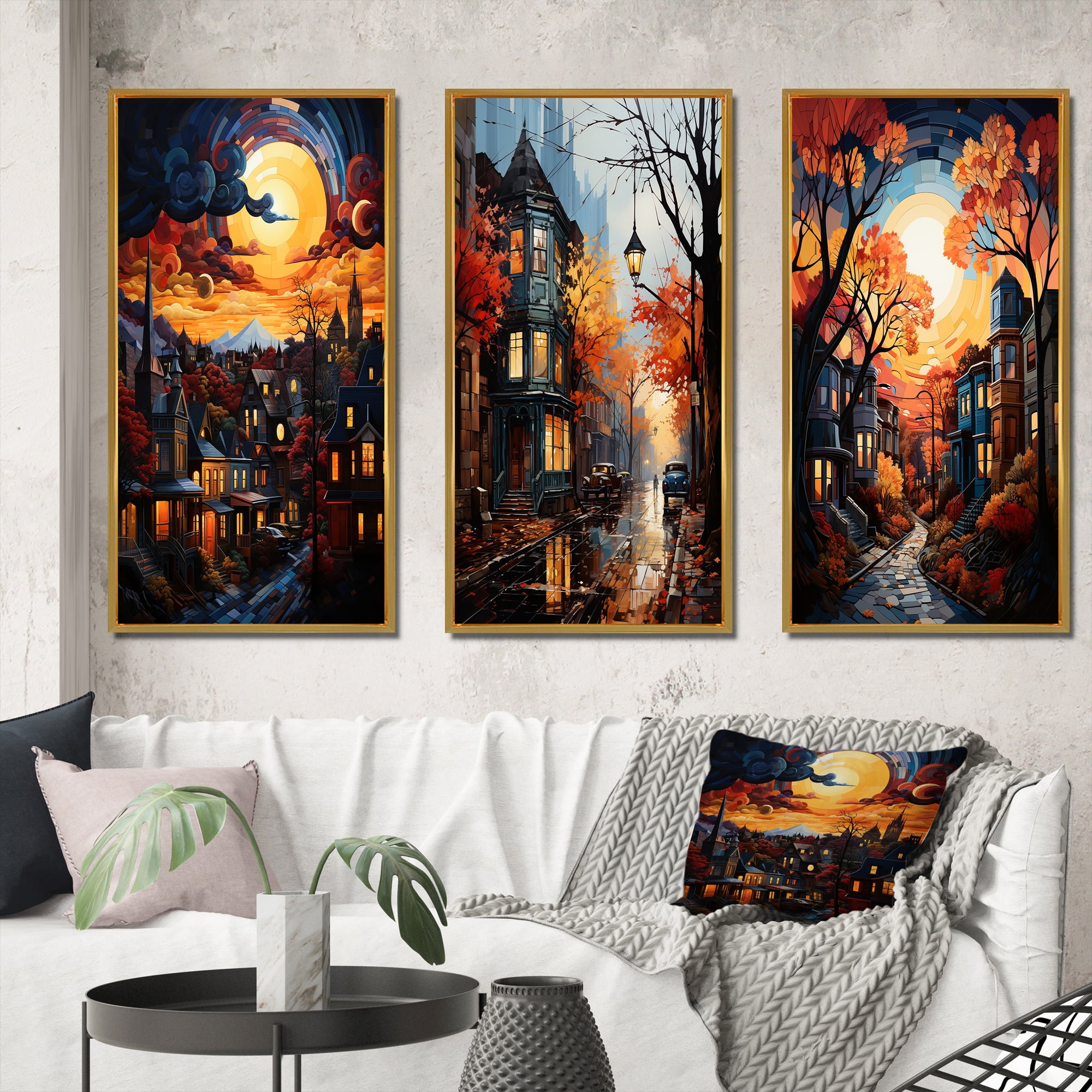 Designart "Revival of the Harlem Renaissance I" Cityscapes Framed Wall ...