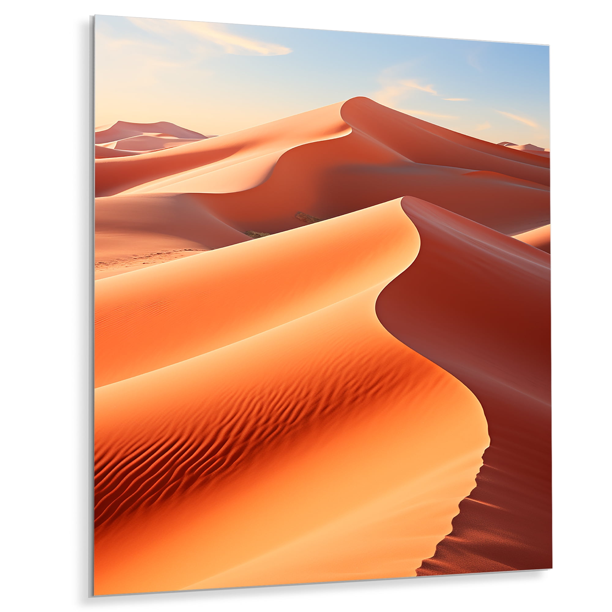 Designart "Sandscape of the Desert I" Desert Metal Wall Art - Walmart.com