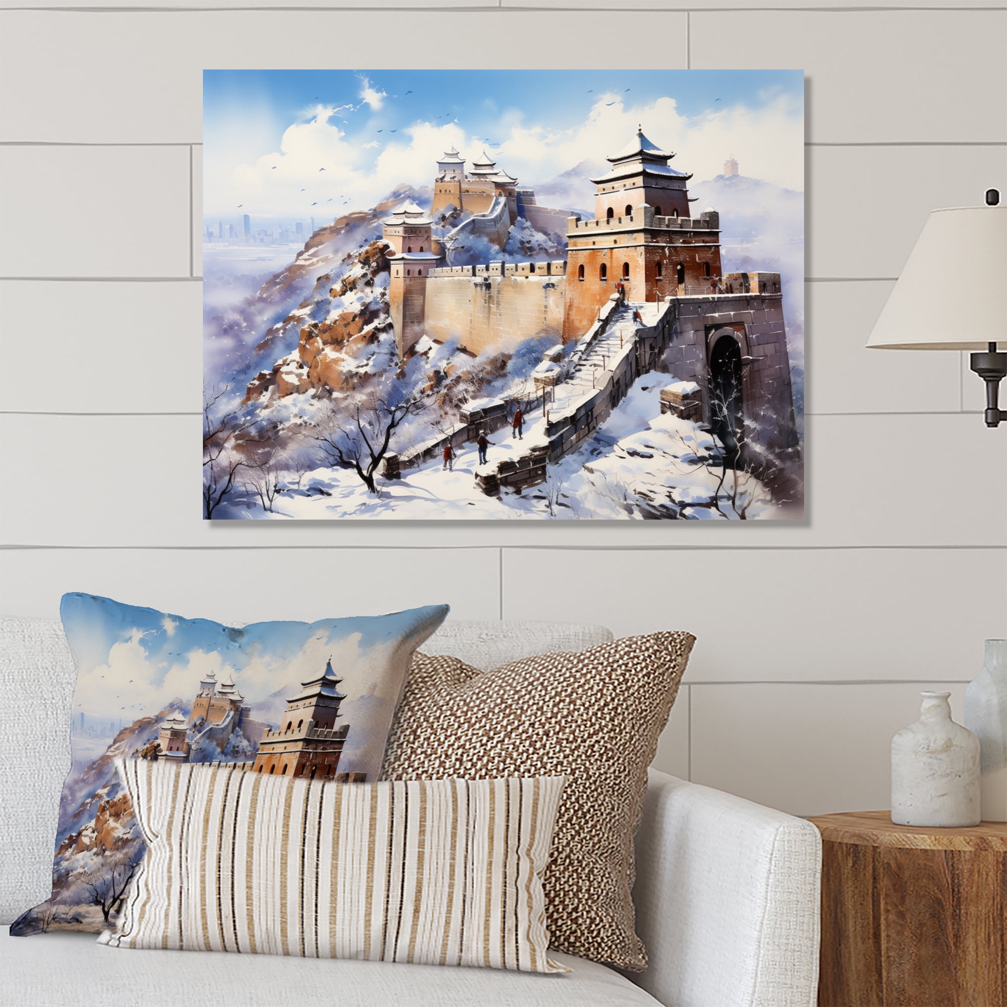 Designart "Scenic Asian Beauty II" Chinese Metal Wall Art - Walmart.com