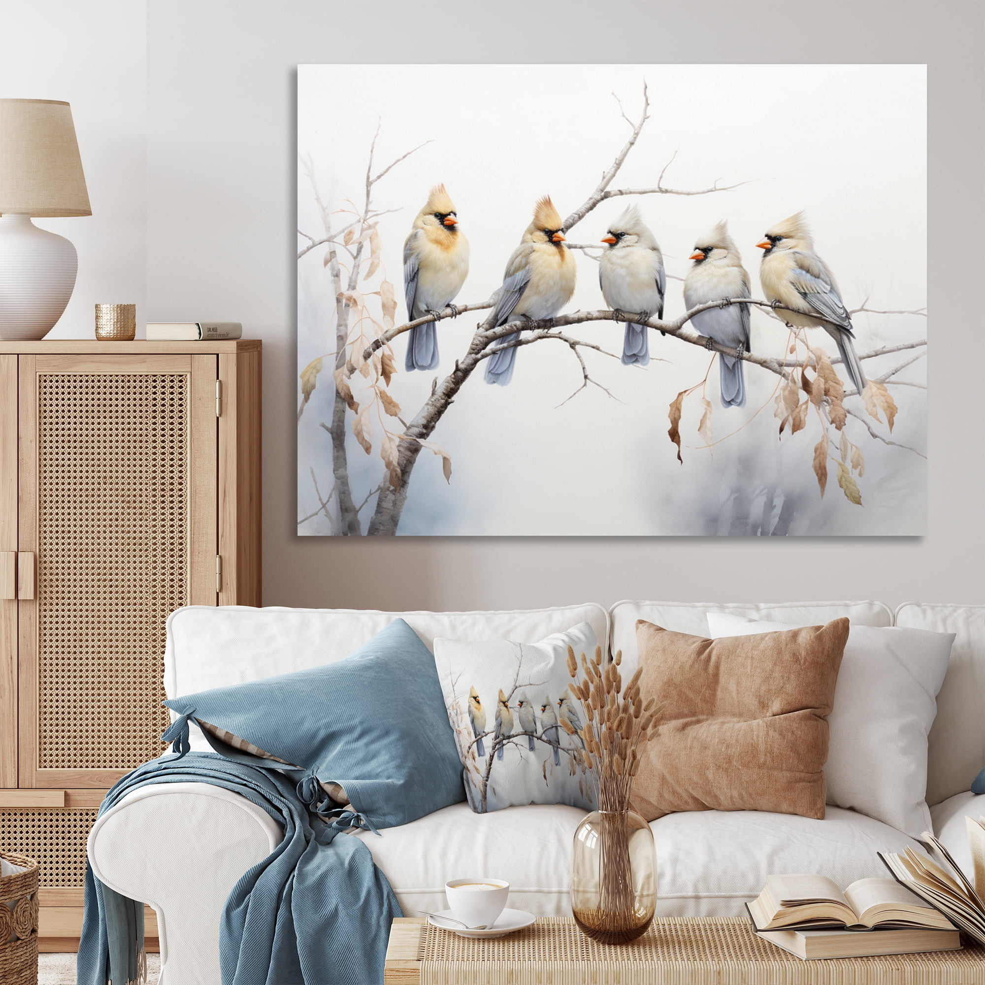 Designart "Silent Bird Watcher III" Animals Wall Decor - Walmart.com