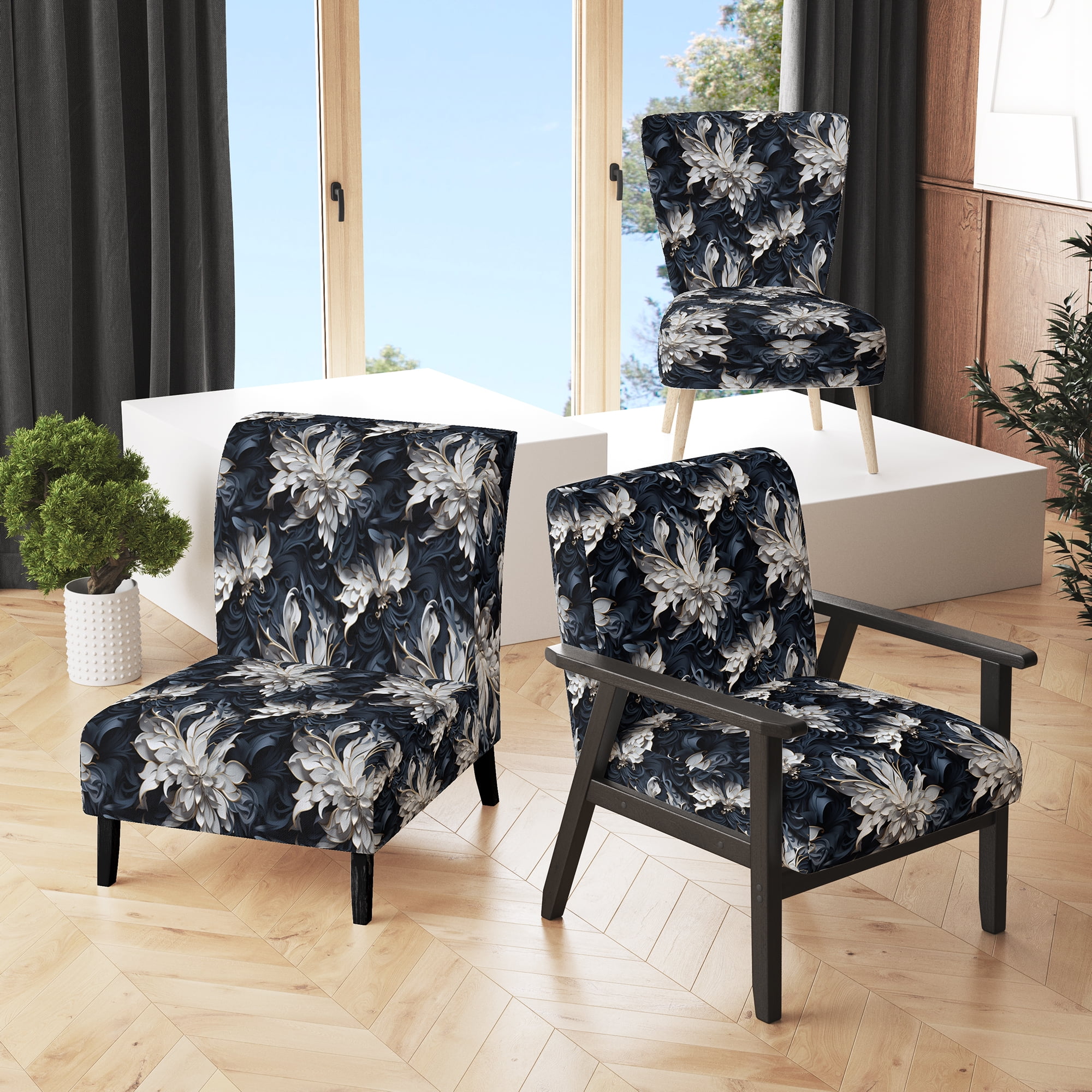 Designart "Silver Sphinx Paisley Elegance In White" White Paisley ...