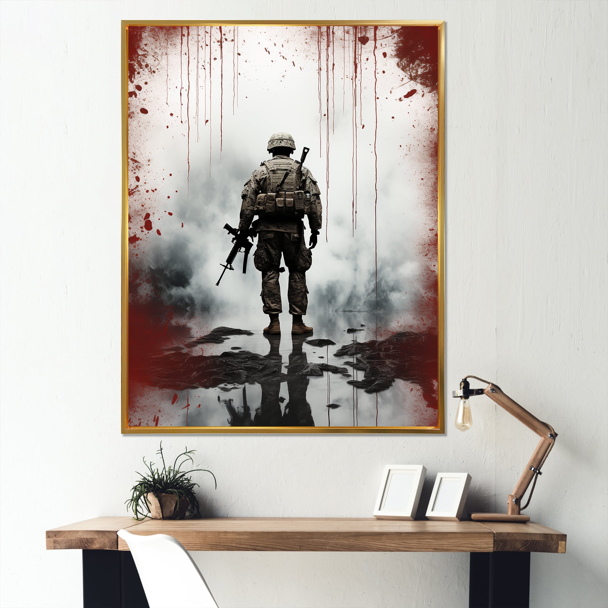 Designart "Soldier's Honor and Courage in Military Service II ...