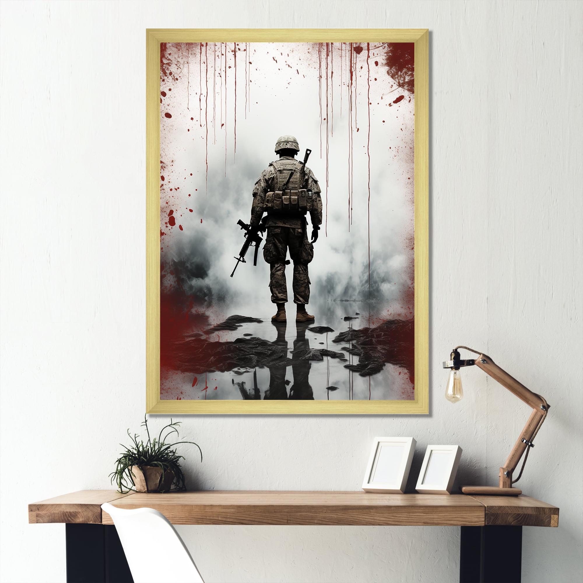 Designart "Soldier's Honor and Courage in Military Service II ...