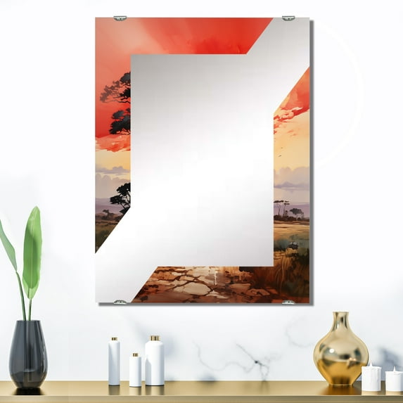 Designart "Spirit of the Wild in Africa II" Tree African Oversized Wall ...