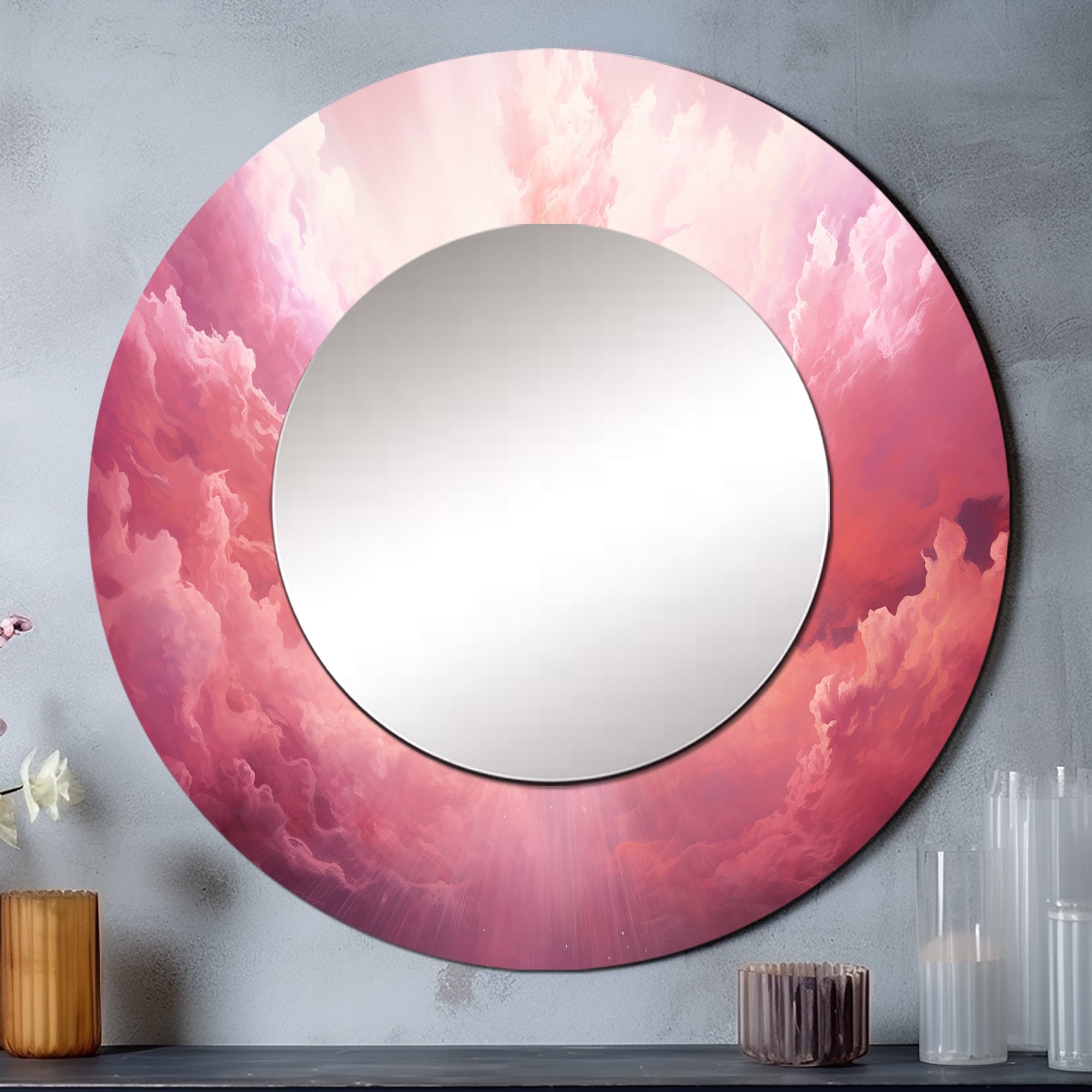 Designart "Spiritual Glow of Christian Ascension Art I" Christianity ...