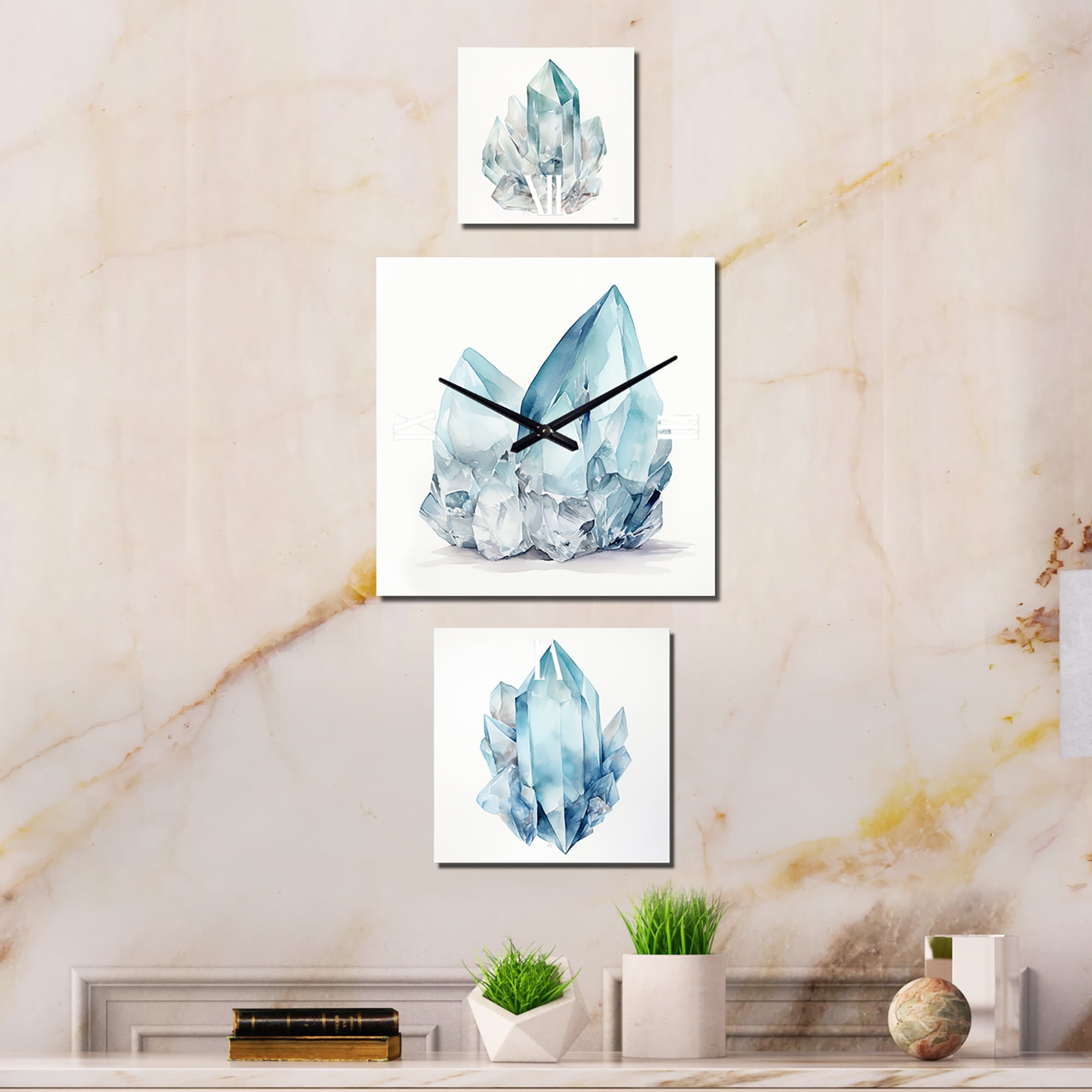 Designart "Spiritual Stone Amidst Antarctica's Minimal Glacier" Glacier ...