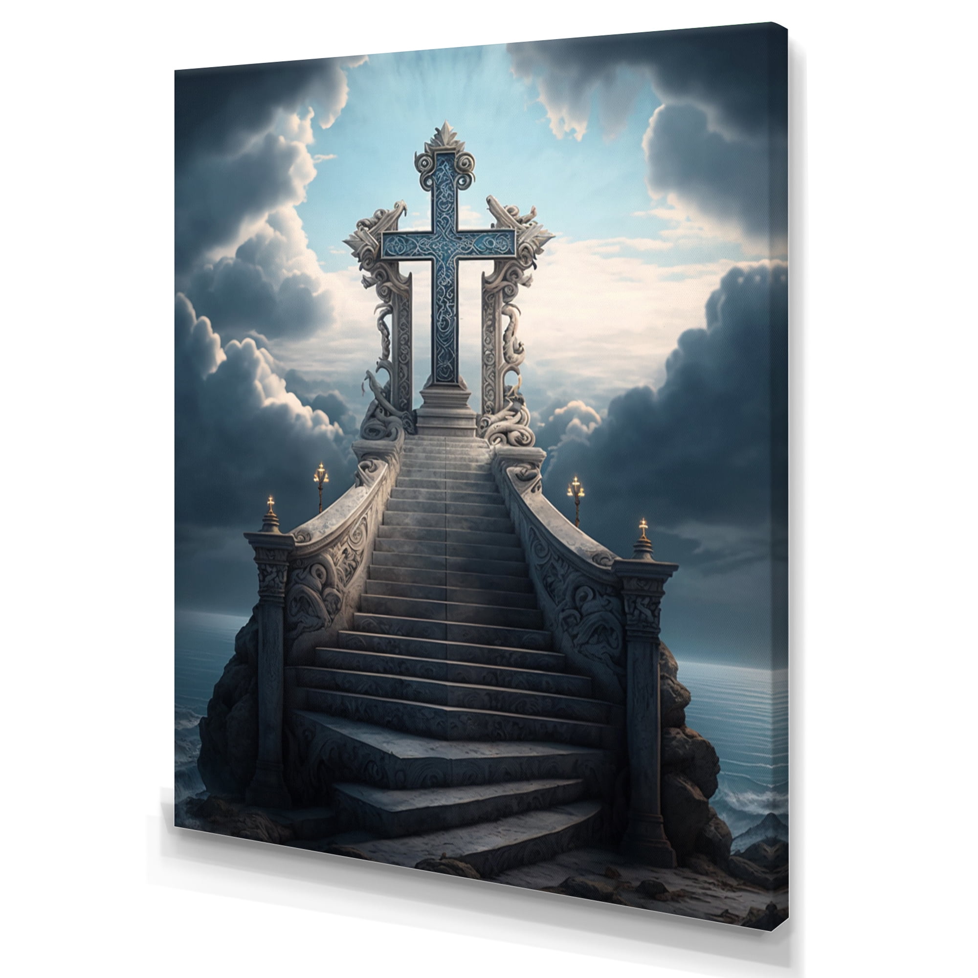 Designart Stairs To Heaven III Canvas Wall Art - Walmart Business Supplies