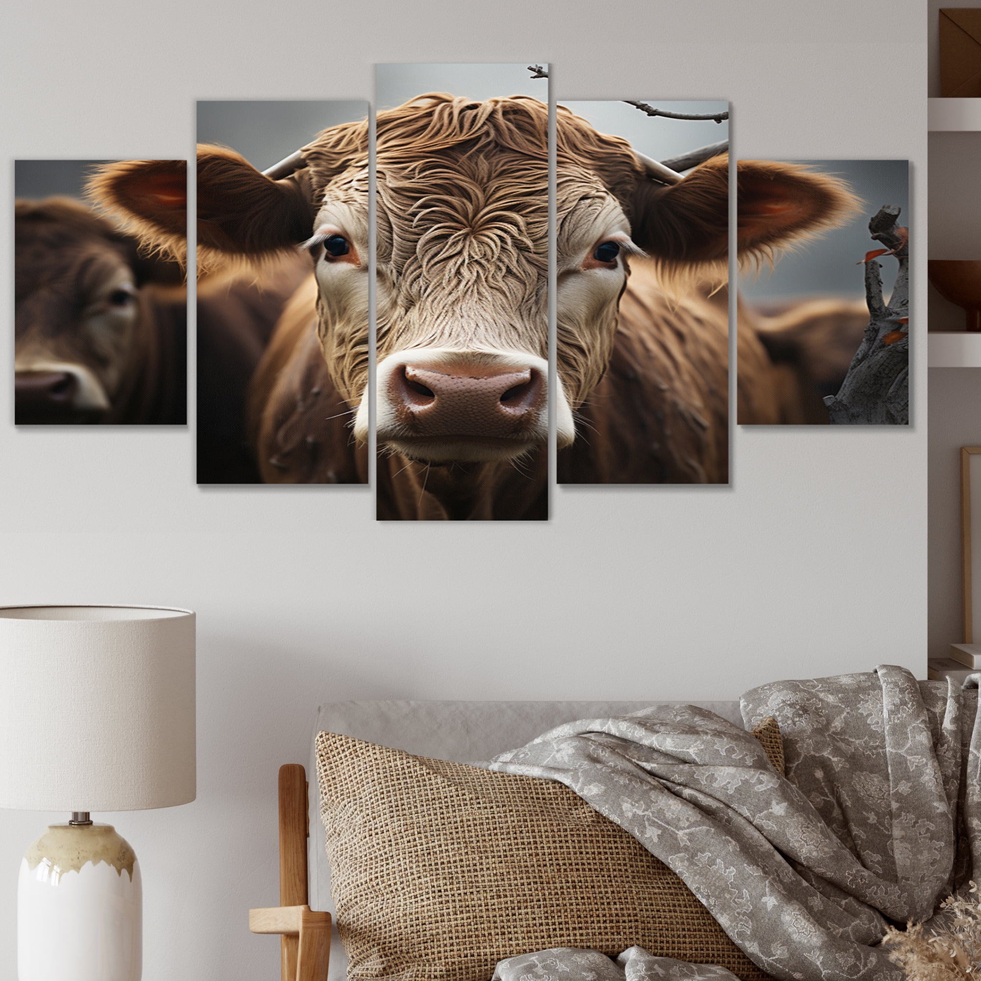 Designart "Stampede in Motion I" Animals Metal Wall Decor Set - Walmart.com
