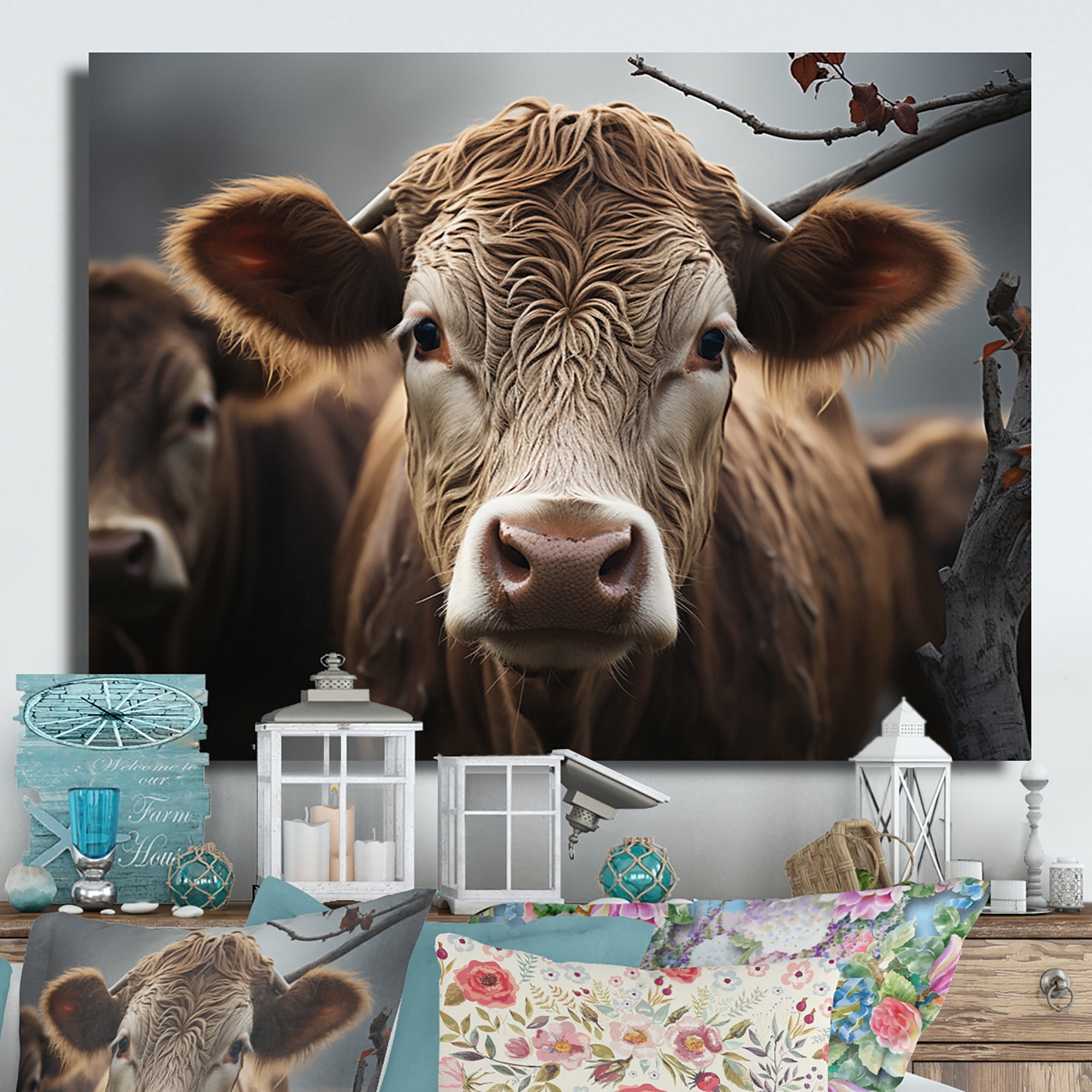 Designart "Stampede in Motion I" Animals Metal Wall Decor - Walmart.com