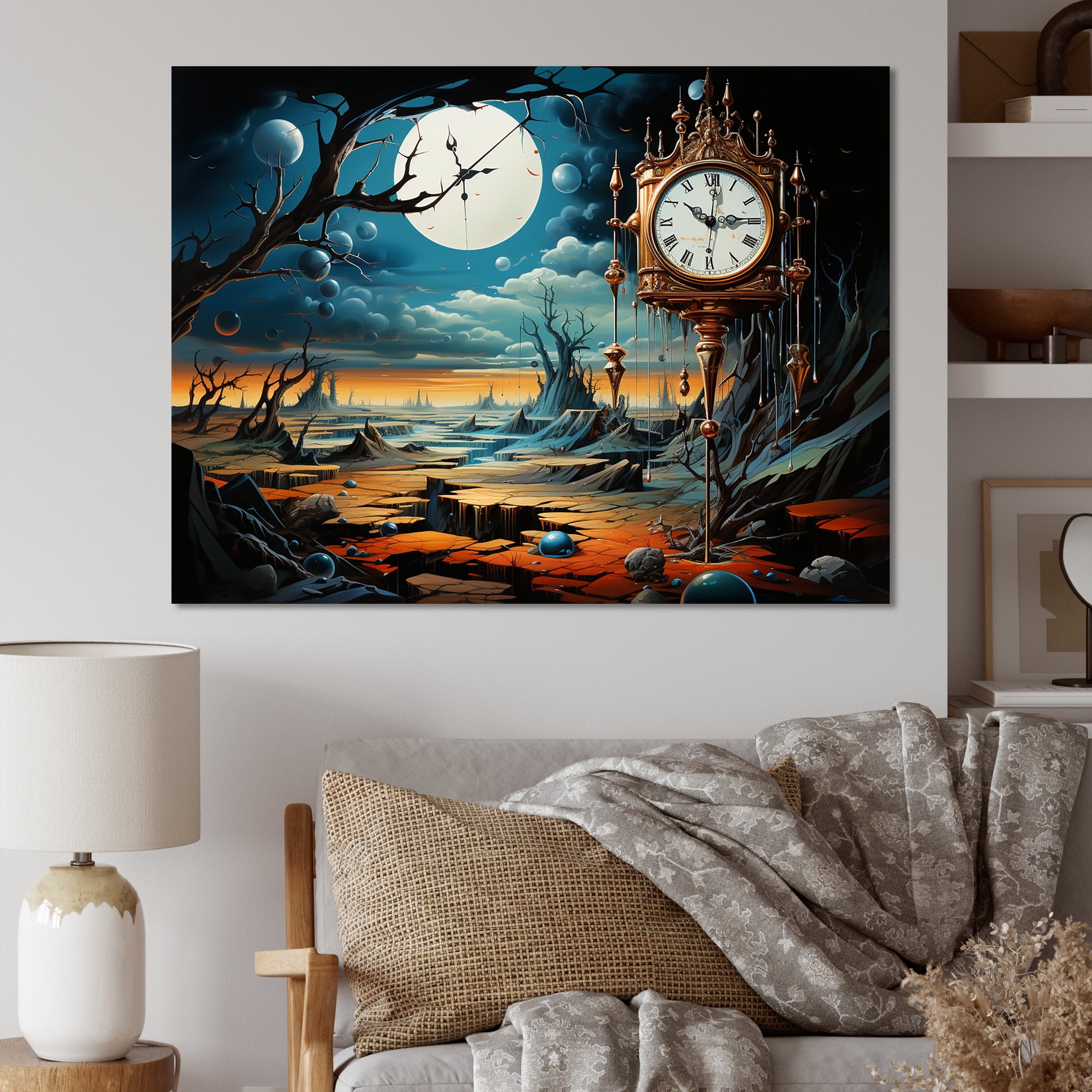 Designart "Surreal Time A Masterpiece of Persistence I" Masterpiece ...