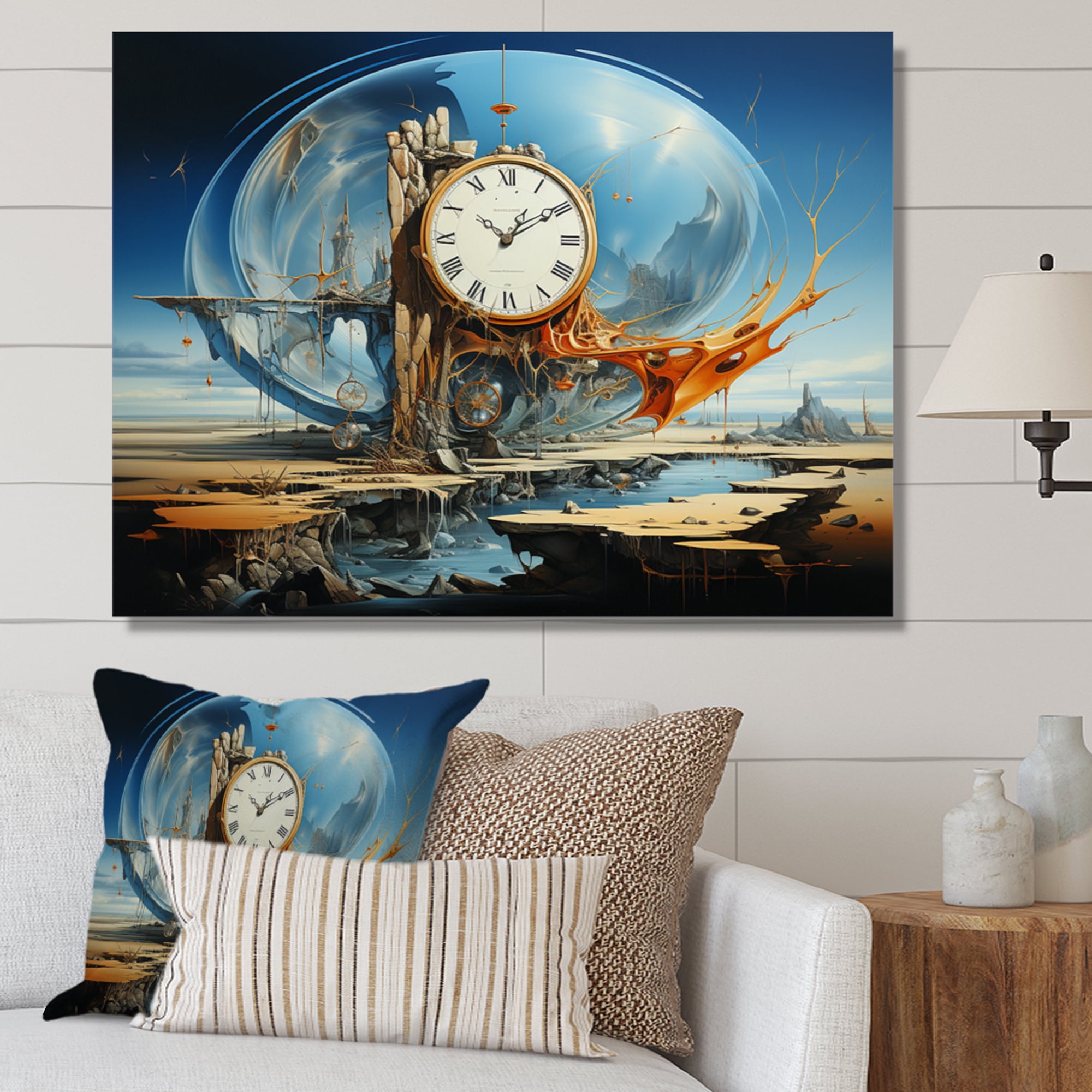 Designart "Surreal Time A Masterpiece of Persistence III" Masterpiece ...