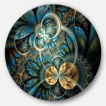 DecMode Multi Colored Metal 3D Overlapping Discs Plate Wall Decor ...