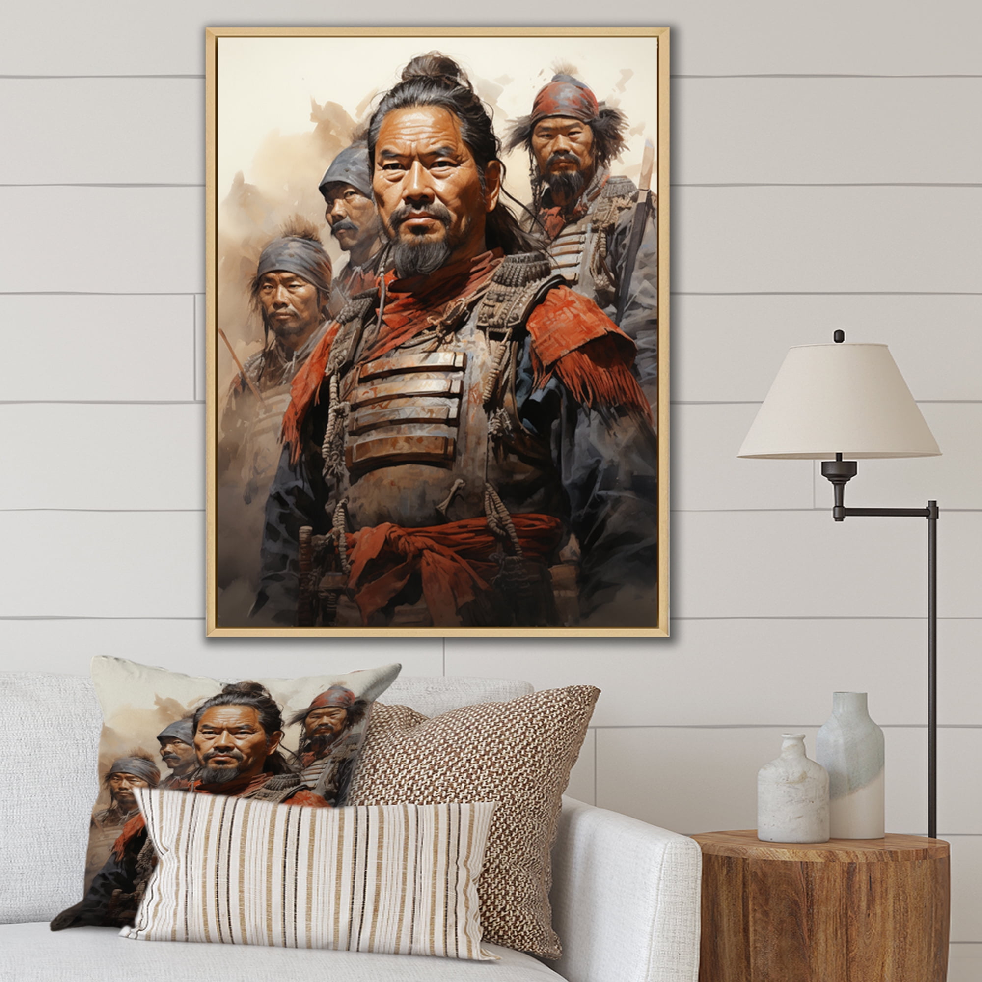 Designart "Terracotta Warriors China Art painting II" Chinese Floater ...