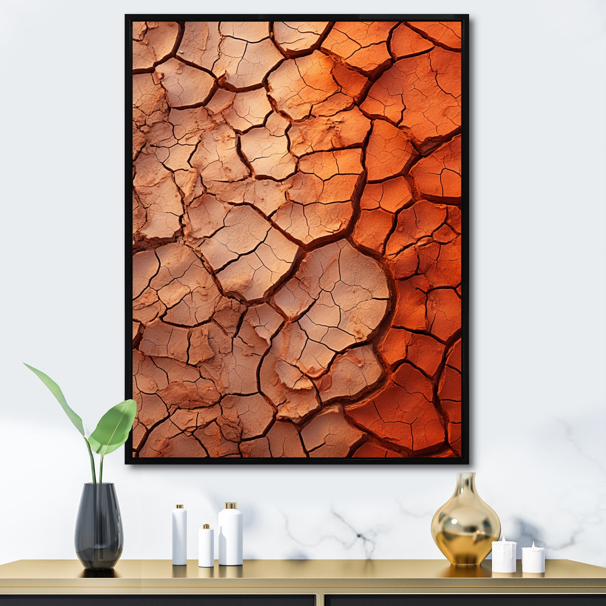 Designart "Textures of the Sand Desert Elegance III" Landscape & Nature ...