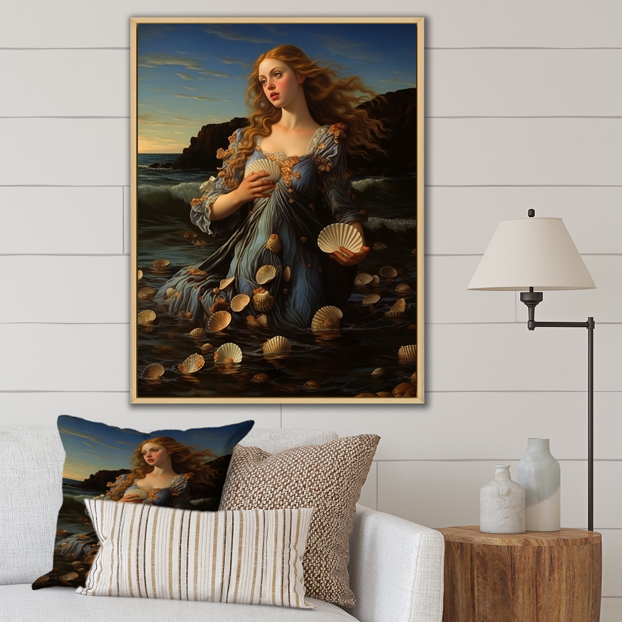Designart "The Birth of Venus A Timeless Masterpiece I" Portrait ...