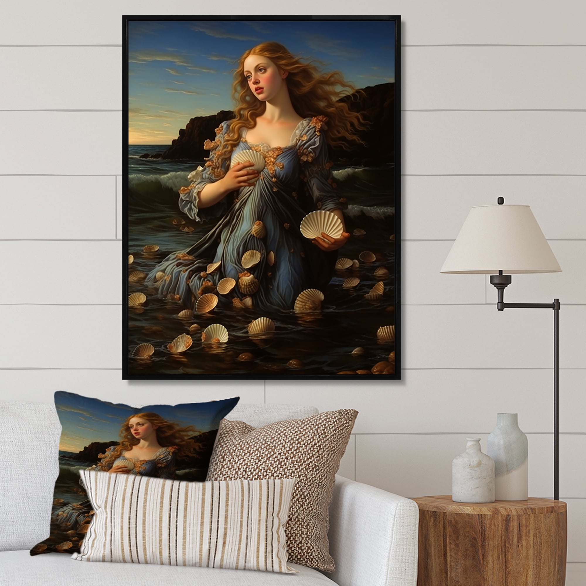 Designart "The Birth of Venus A Timeless Masterpiece I" Portrait ...