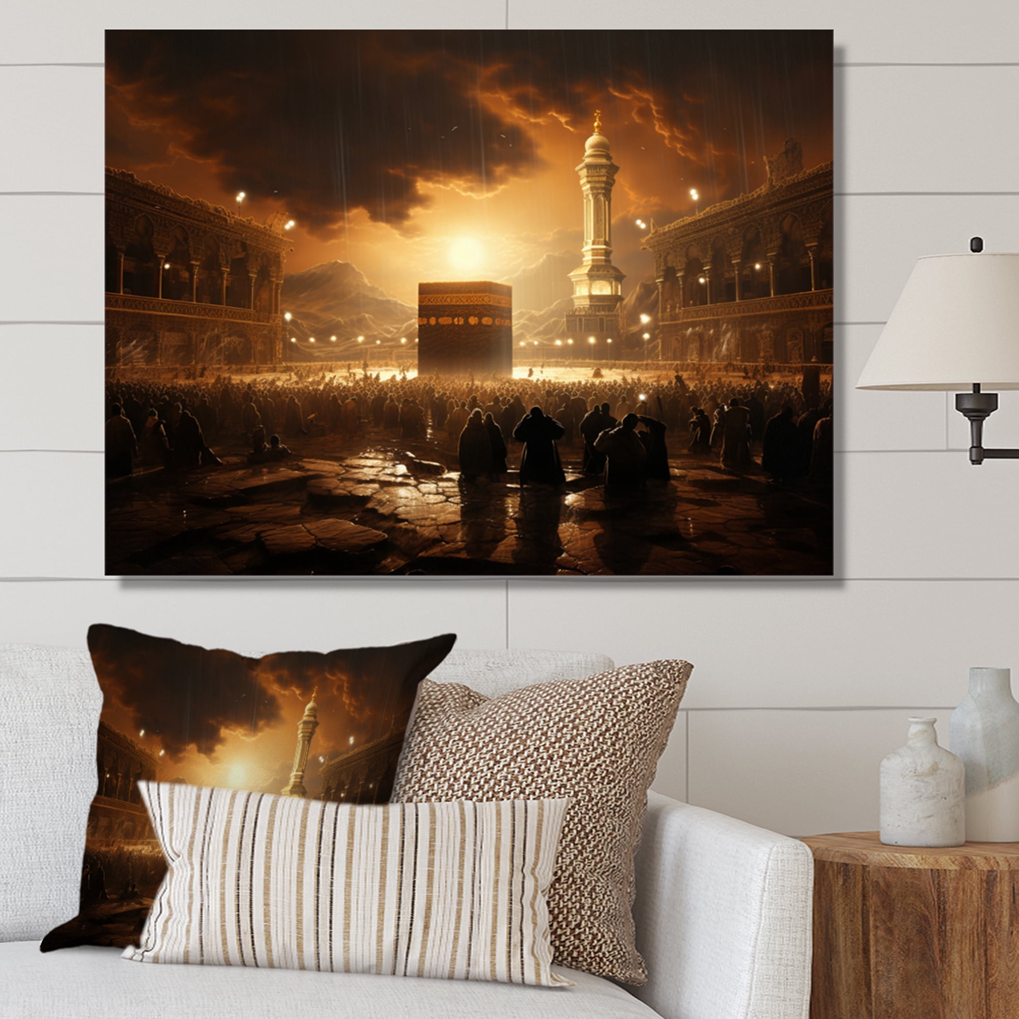 Designart "The Holy Islam painting II" Islamic Wall Art Print - Walmart.com