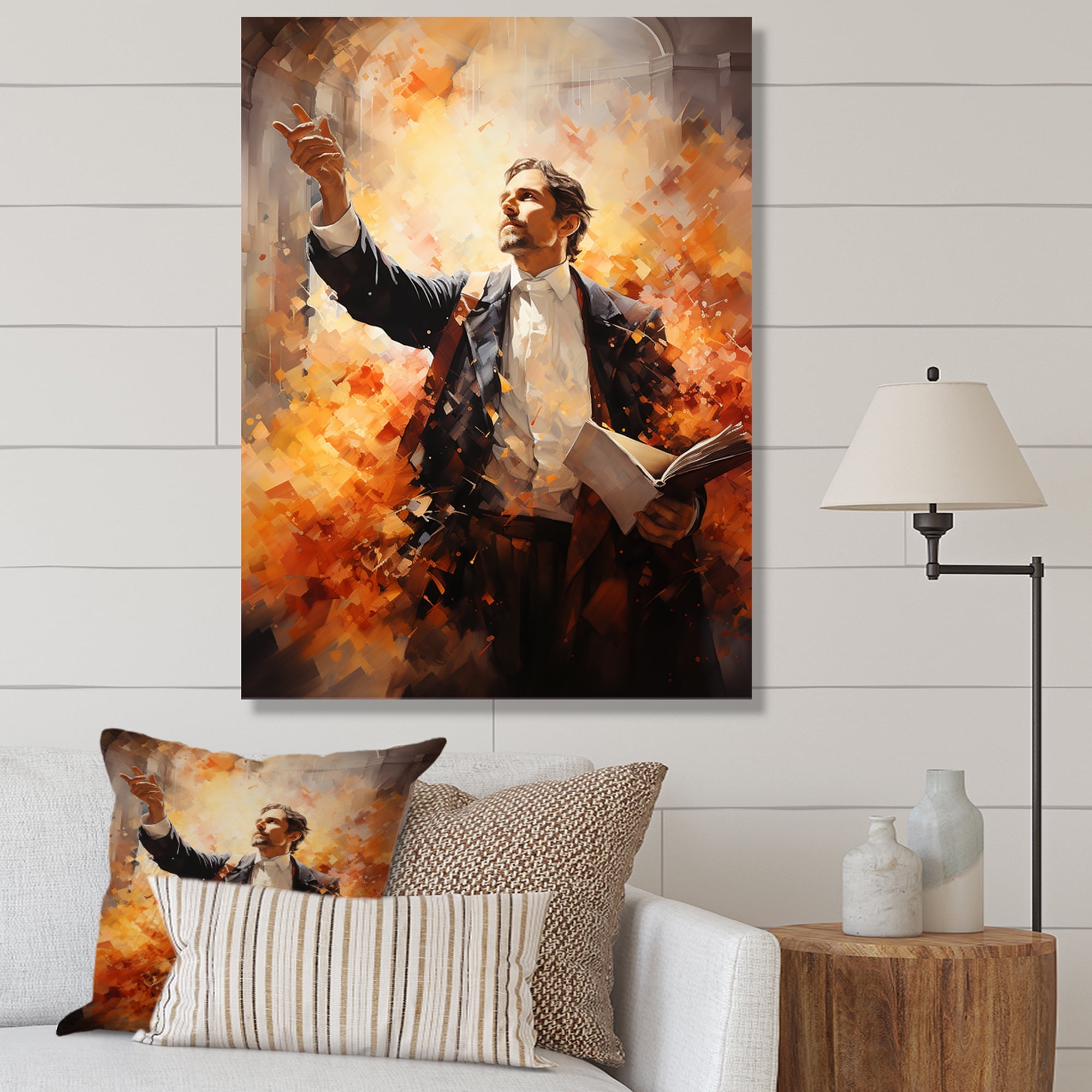 Designart "The Protestant Reformation Shades of Change" Portrait Wall ...