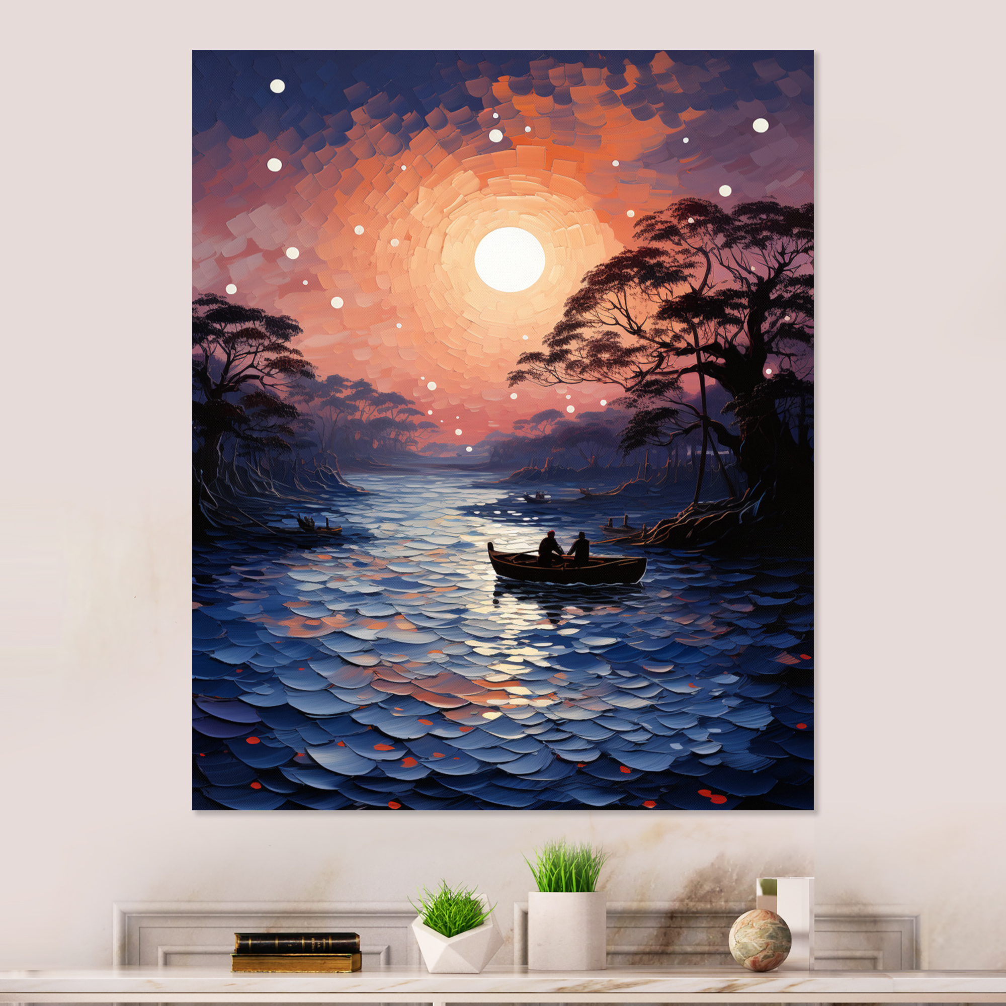 Designart "The Sacred River in Hindu Traditions I" Hinduisim Metal Art ...