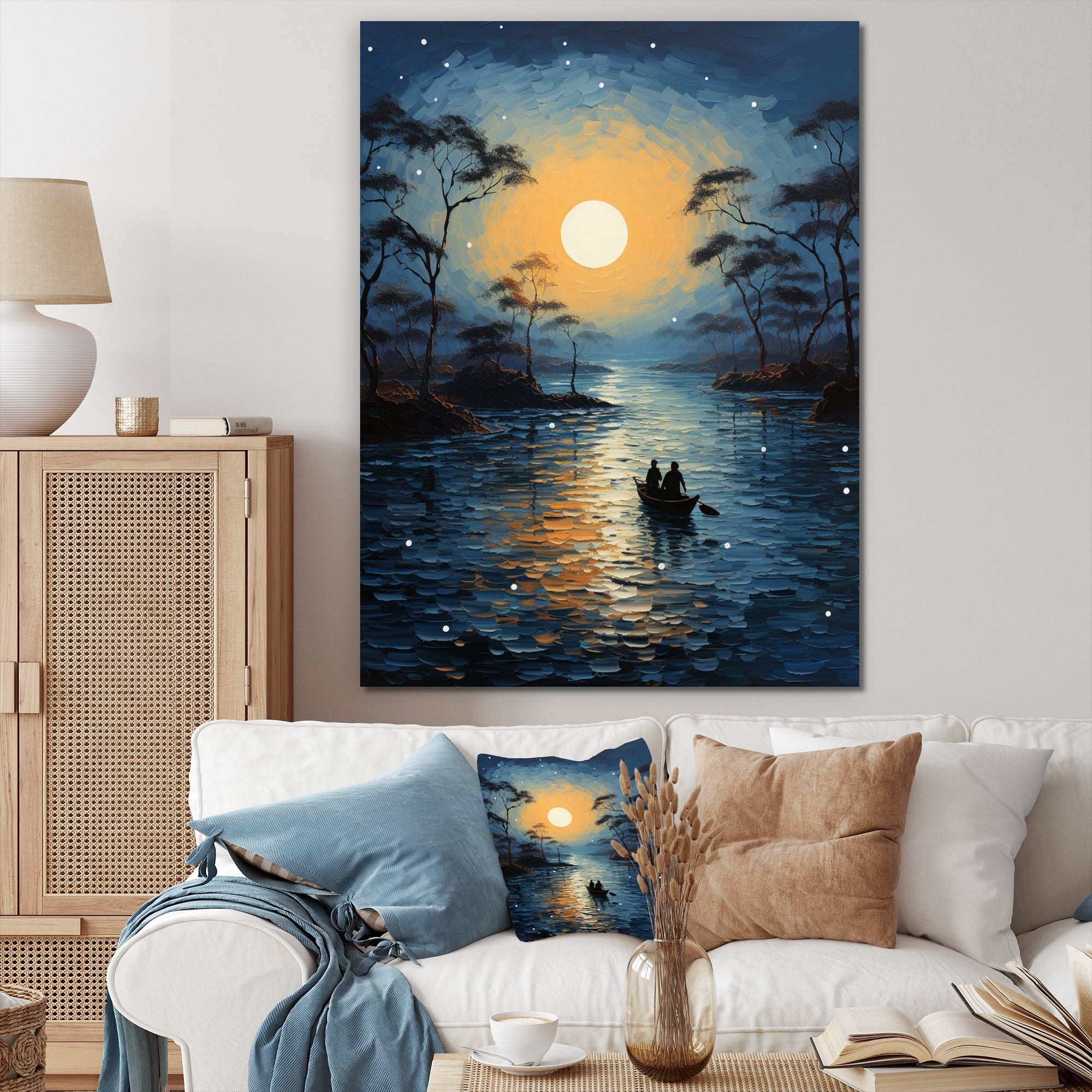 Designart "The Sacred River in Hindu Traditions II" Hinduisim Wall Art ...