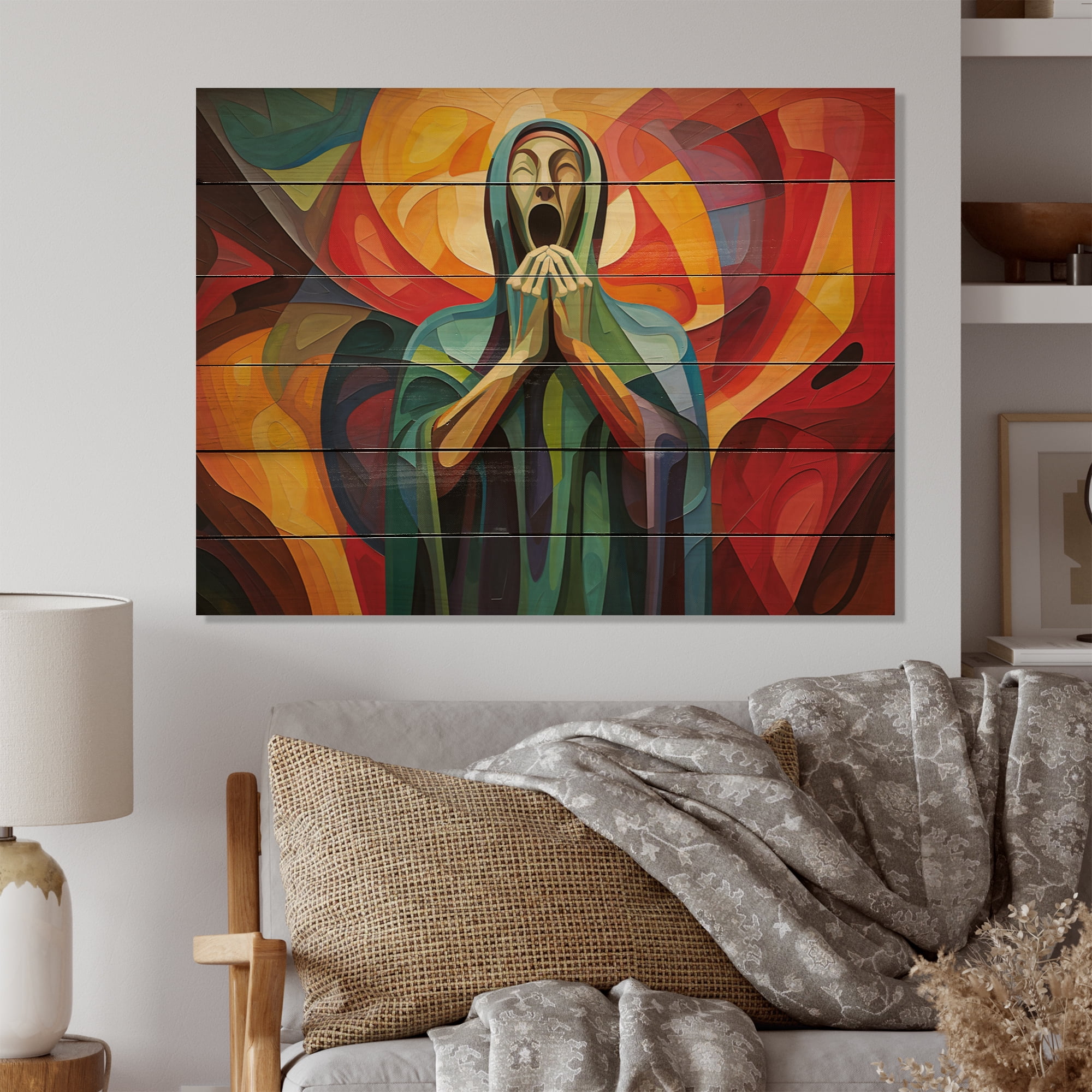 Designart "The Scream by Edvard An Iconic Masterpiece II" Masterpiece ...