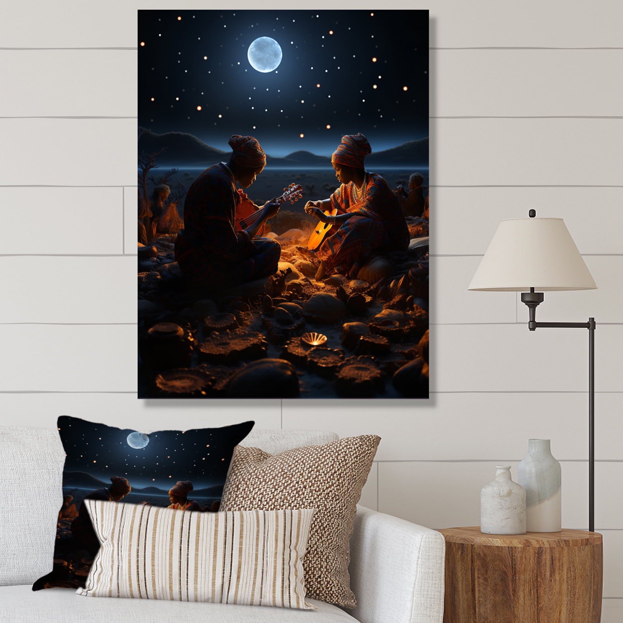 Designart "The Serenading African Wall art III" African Canvas Art ...