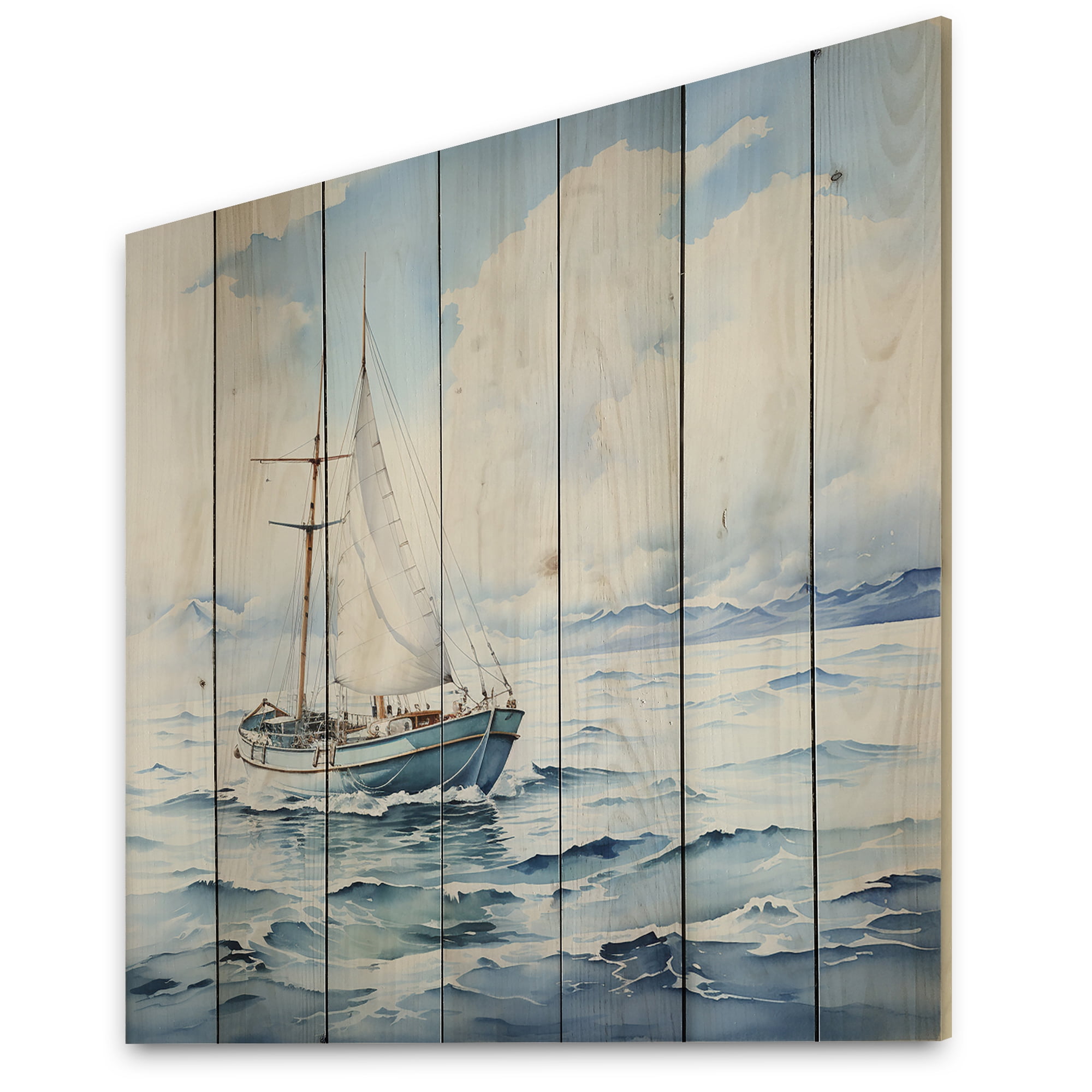 Designart "The Vastness Seascapes Capture wall art I" Nautical & Beach ...