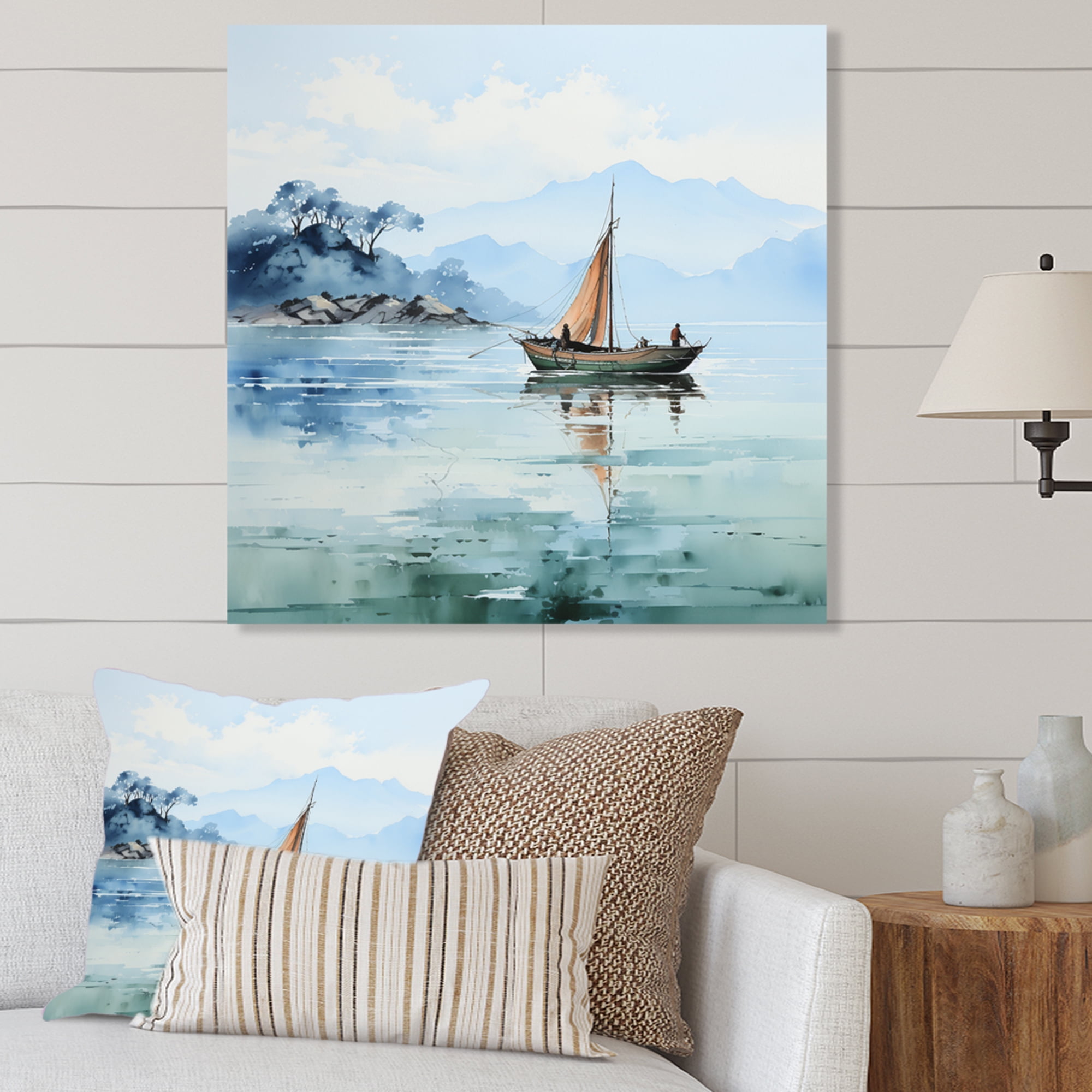 Designart "The Vastness Seascapes Capture wall art II" Nautical & Beach ...