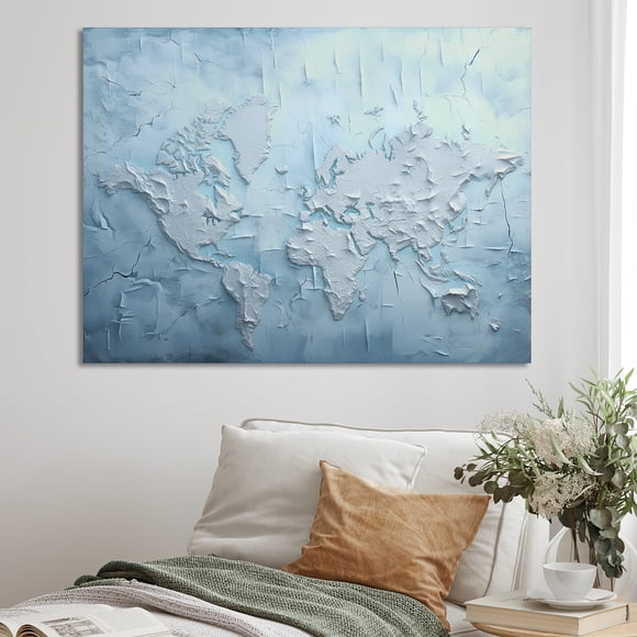 The World Beyond The Ice Wall Map