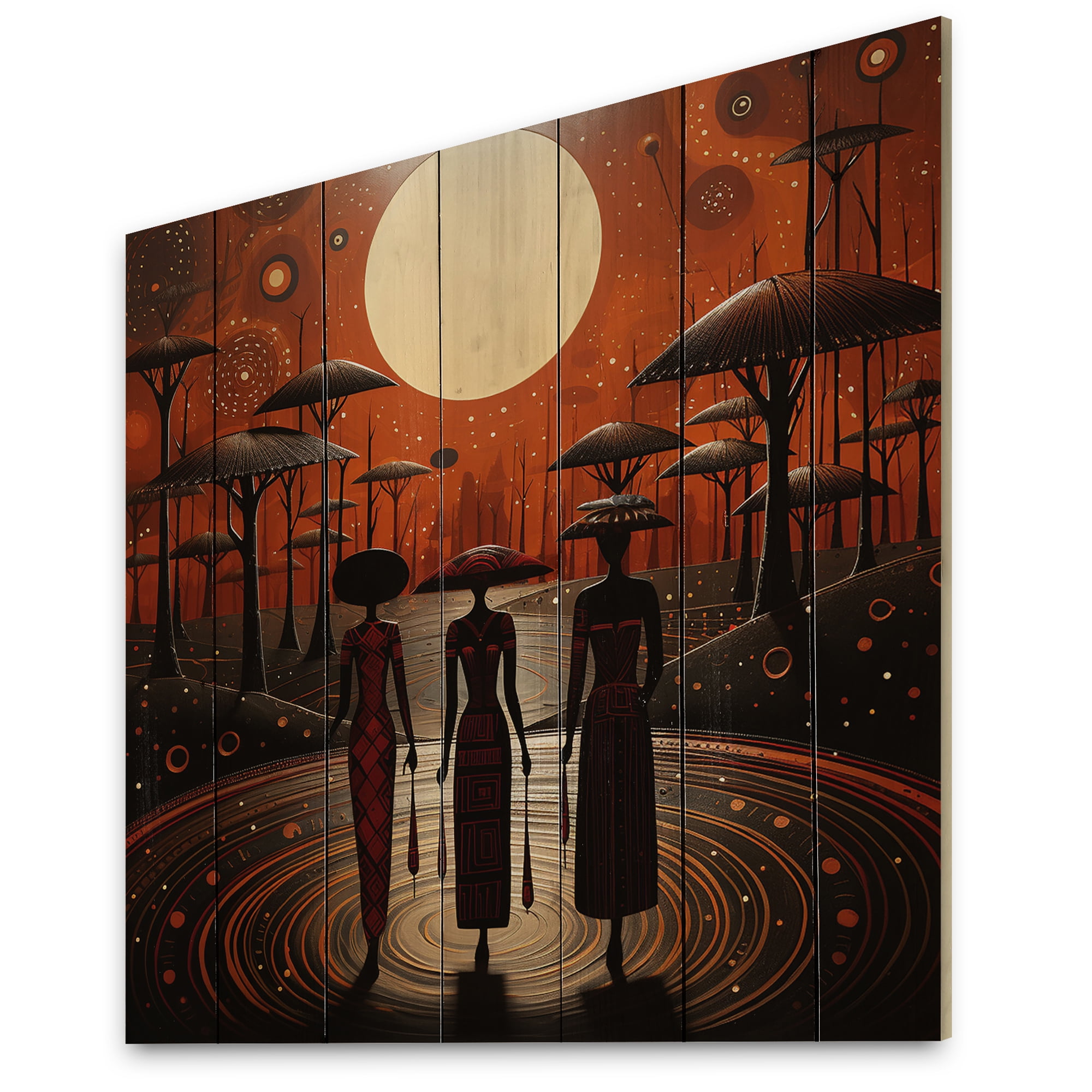Designart "Tribes Ancient African Traditions VI" African Tribes Print ...