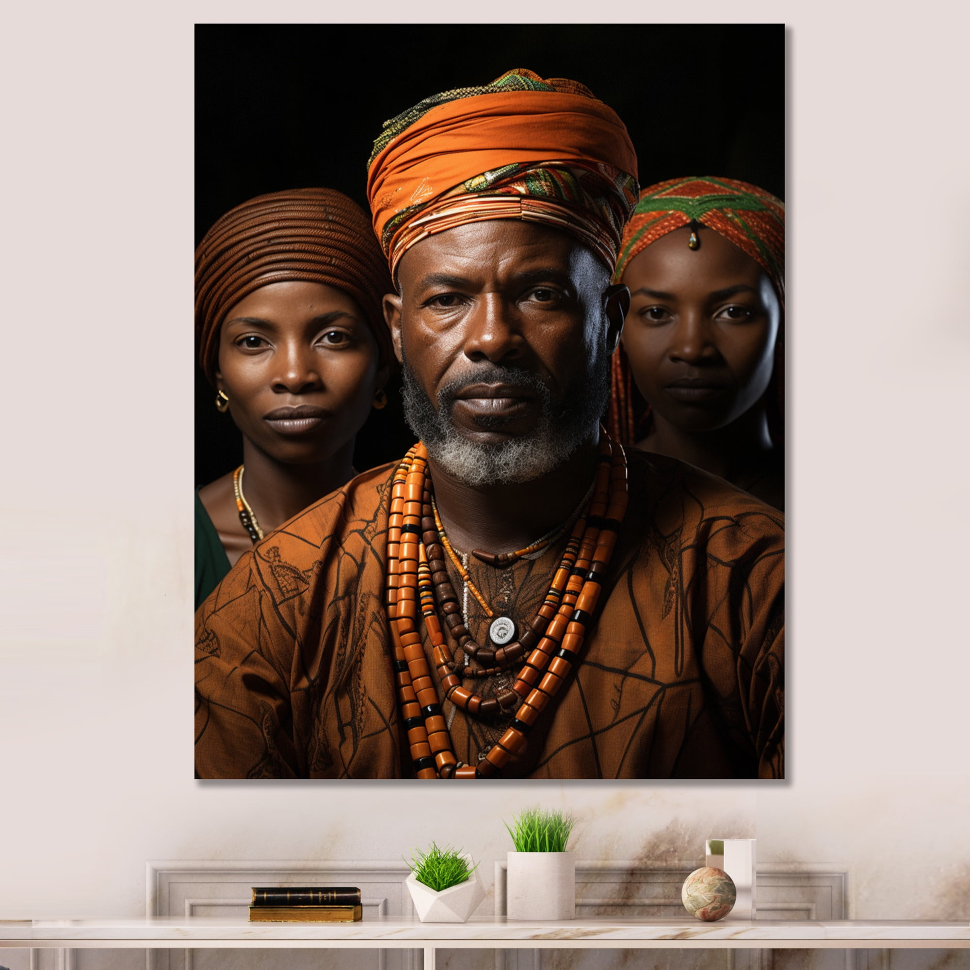Designart "Tribes Ashanti African Ghana I" African Tribes Canvas Print ...