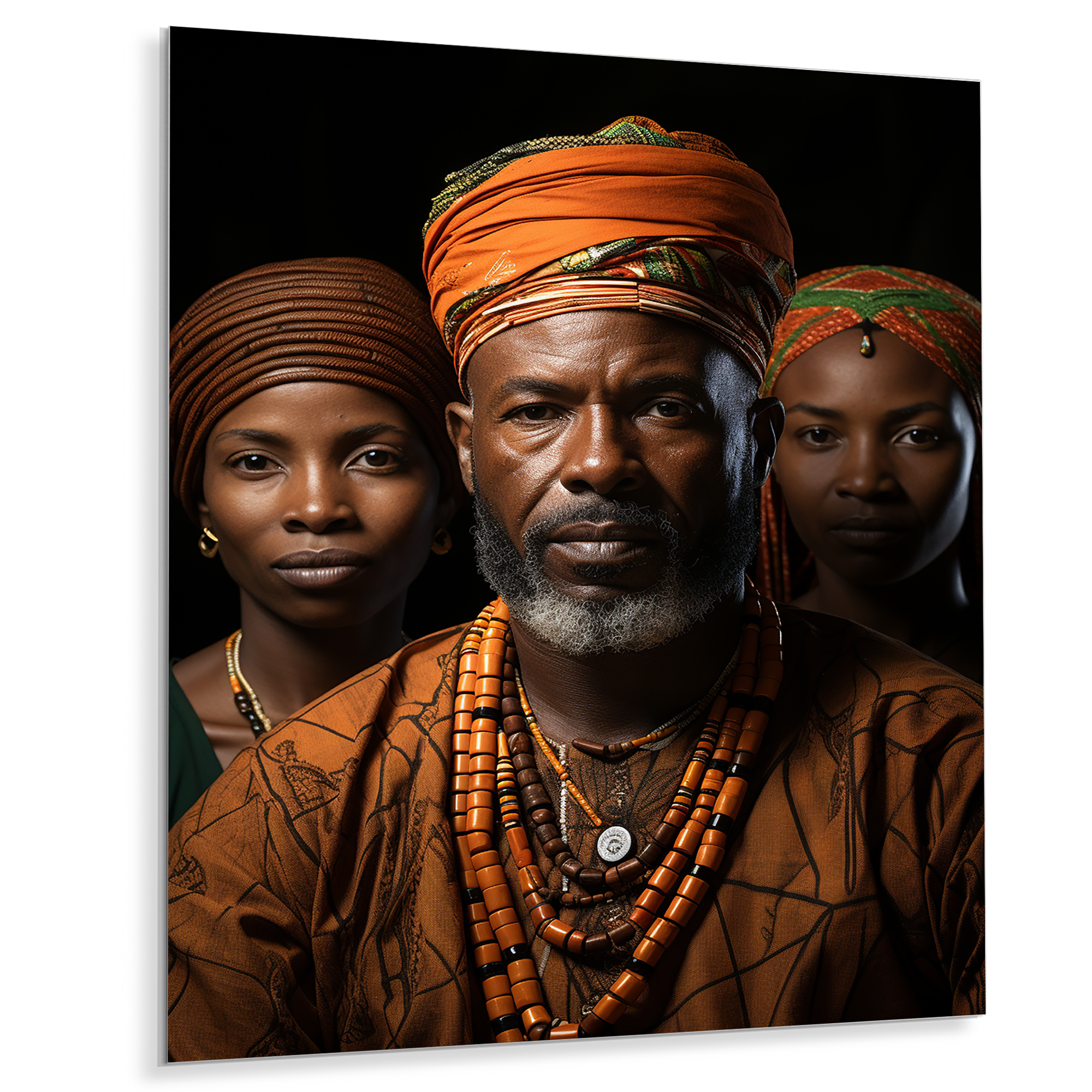 Designart "Tribes Ashanti African Ghana I" African Tribes Metal Wall ...