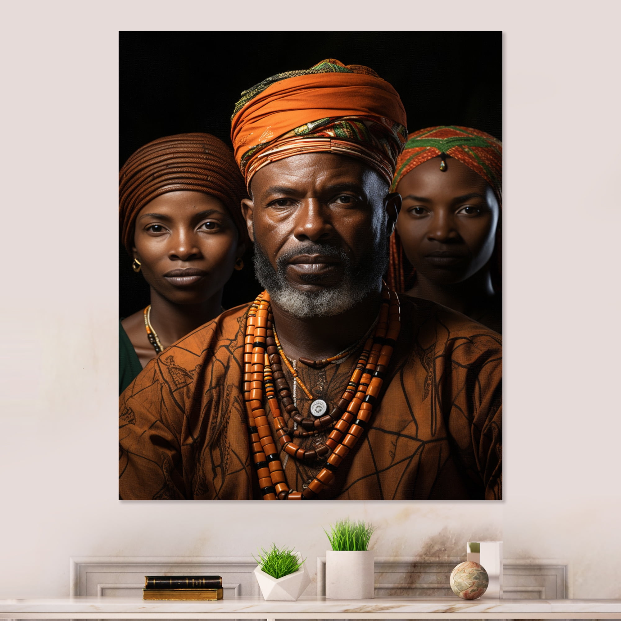 Designart "Tribes Ashanti African Ghana I" African Tribes Metal Wall ...