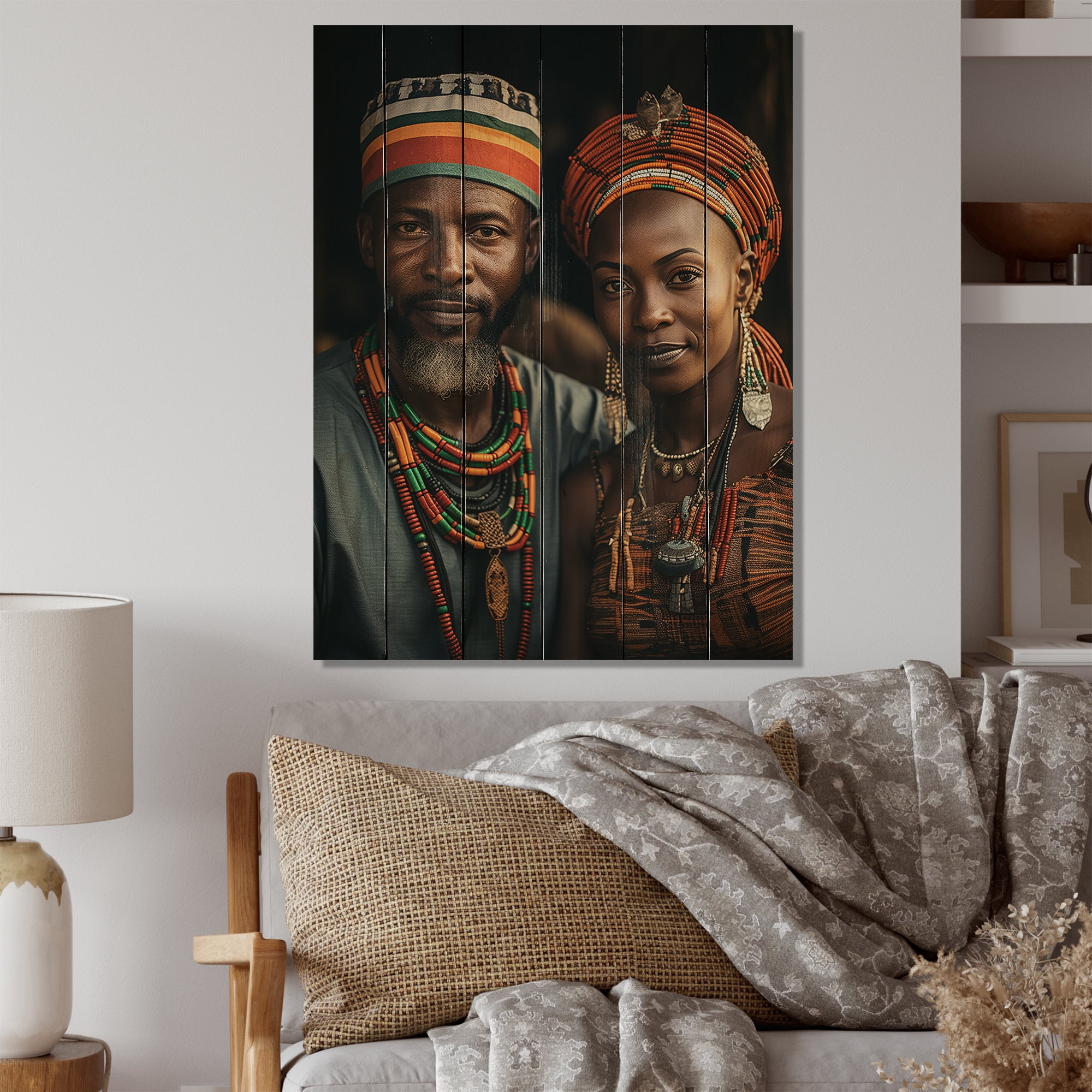 Designart "Tribes Ashanti African Ghana II" African Tribes Print on ...