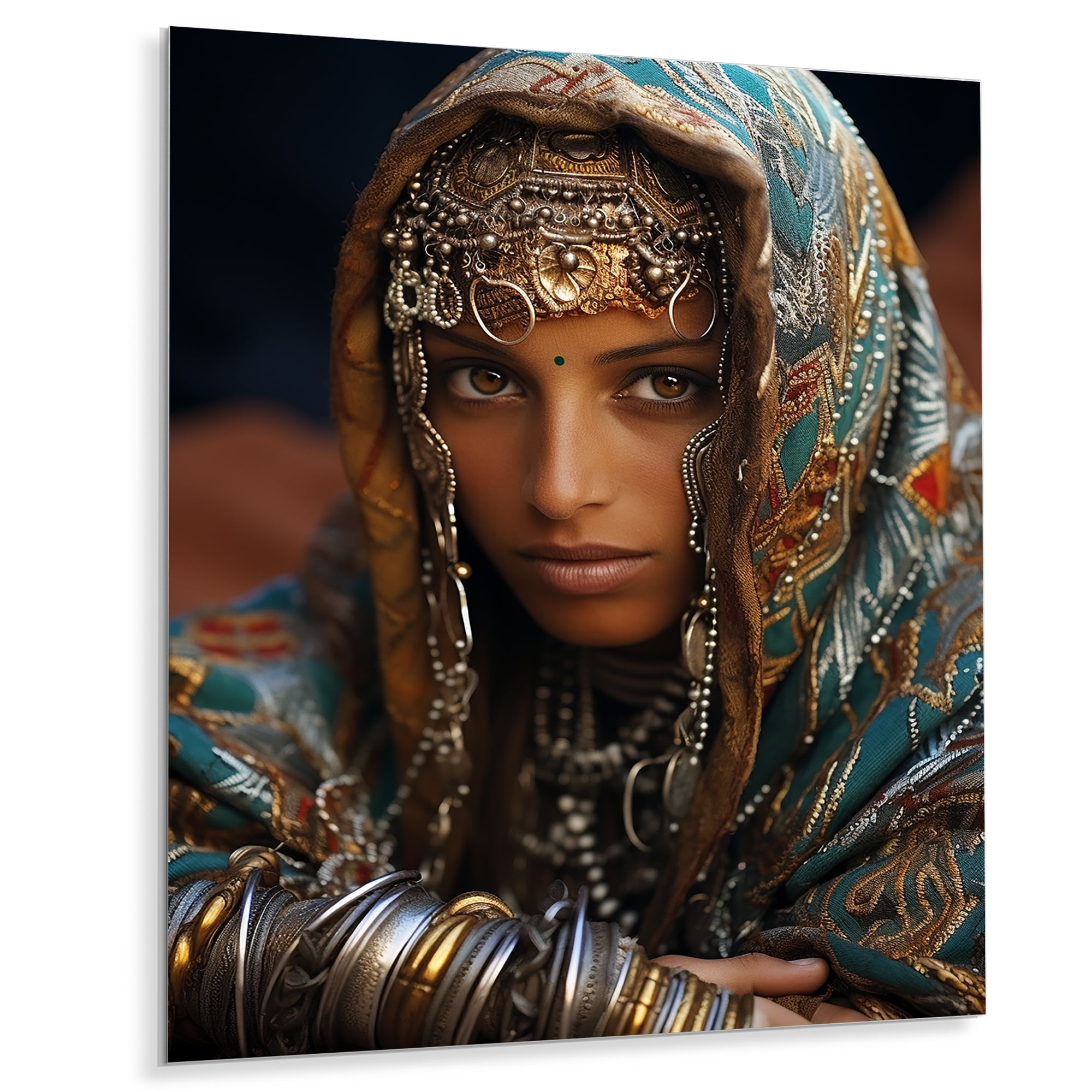 Designart "Tribes Berber African North" African Tribes Metal Wall Art ...