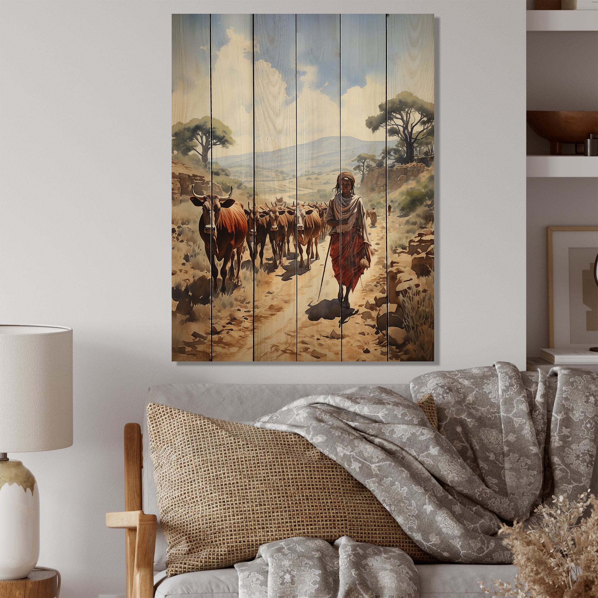 Designart "Tribes Himba African Nomadic I" African Tribes Print on ...